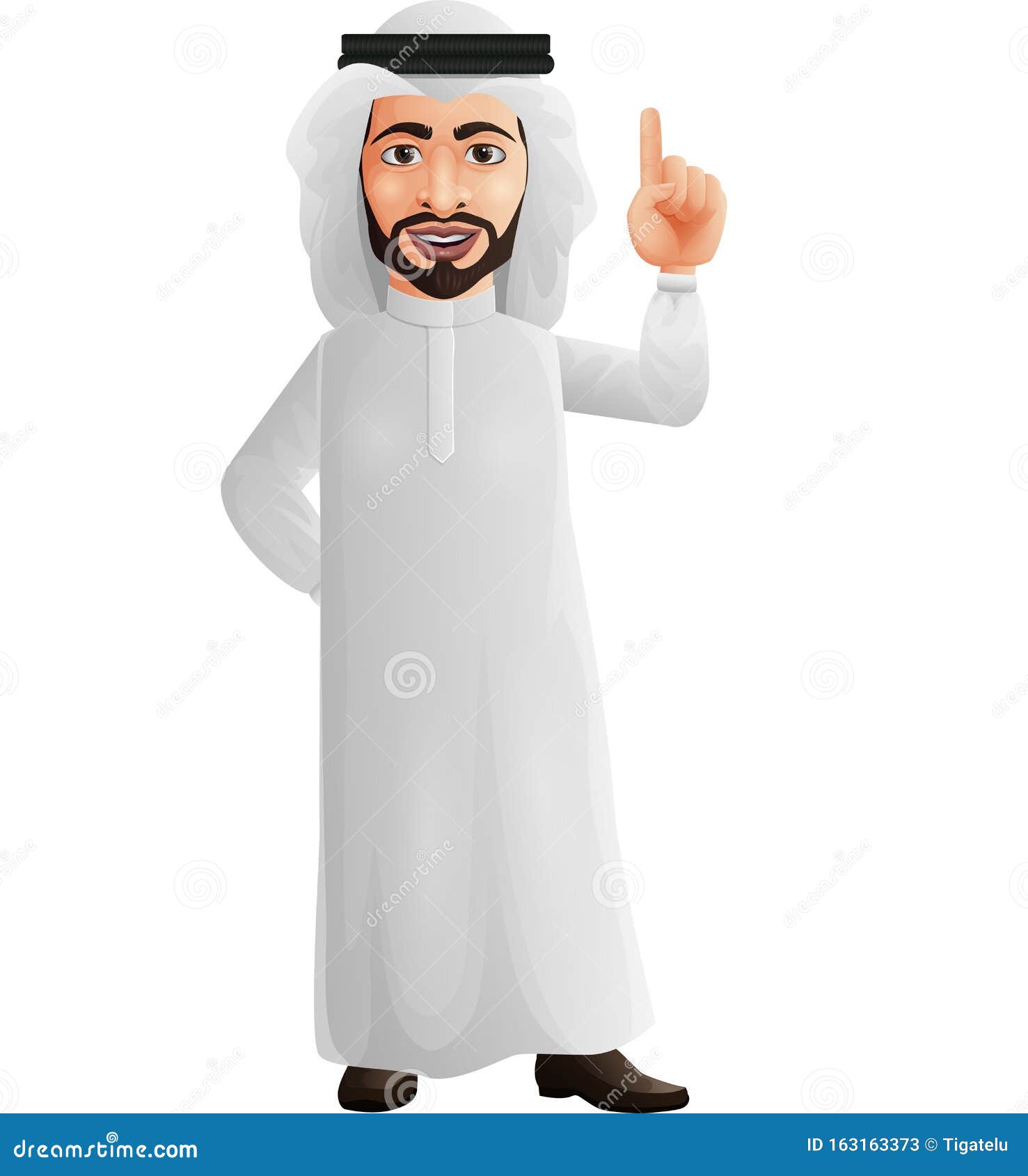 Cartoon Arab Businessman Pointing Up Stock Vector - Illustration of ... Cartoon Arab Businessman Pointing Up Stock Vector - Illustration of ...