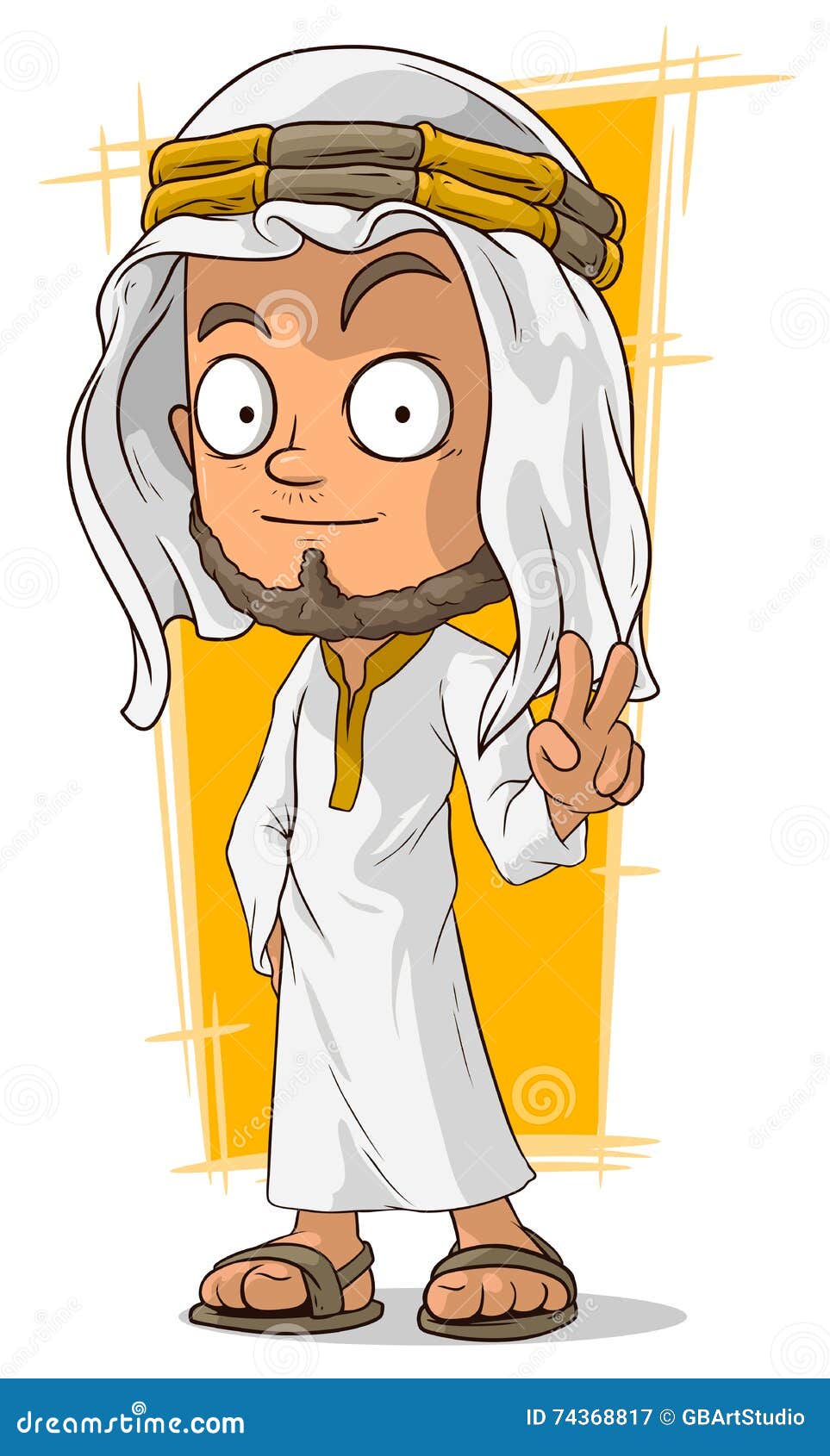 Cartoon Arabian Prince Stock Photography | CartoonDealer.com #15263078