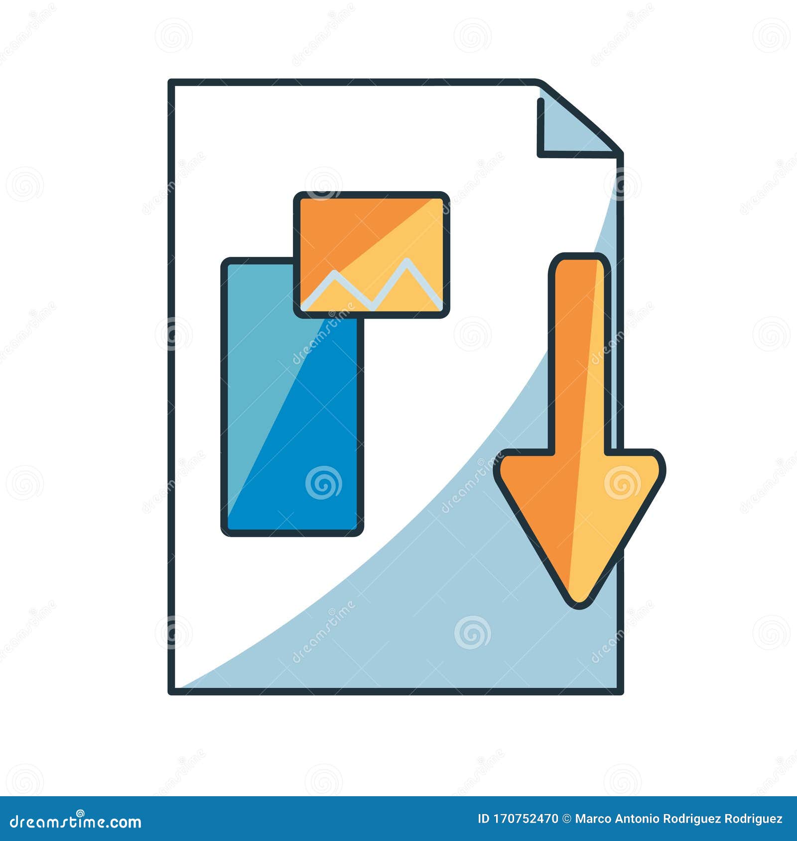 Cartoon Archive Icon Emoji Isolated Illustration Stock Photo ...