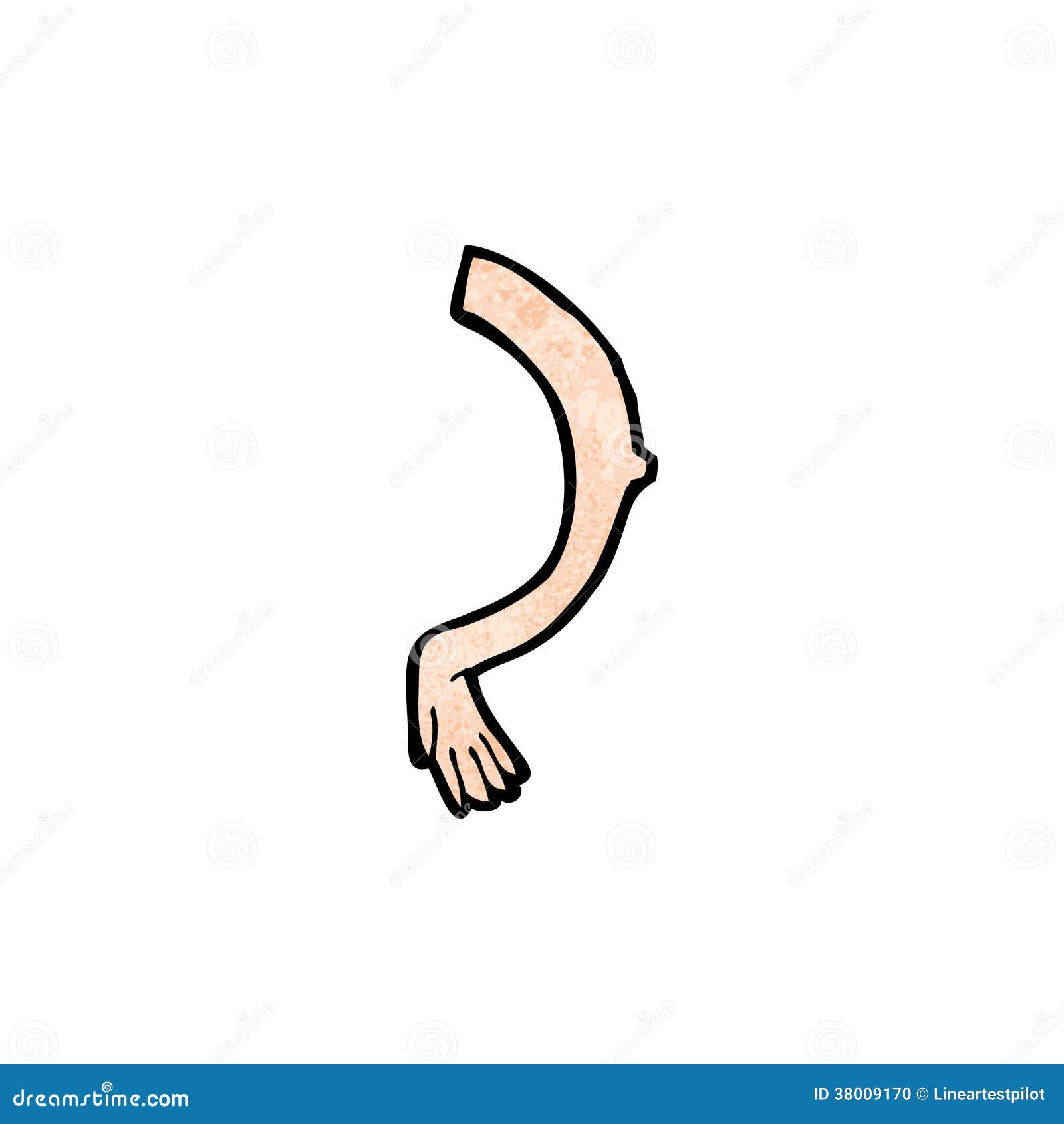 Cartoon arm stock vector. Illustration of traditional - 38009170