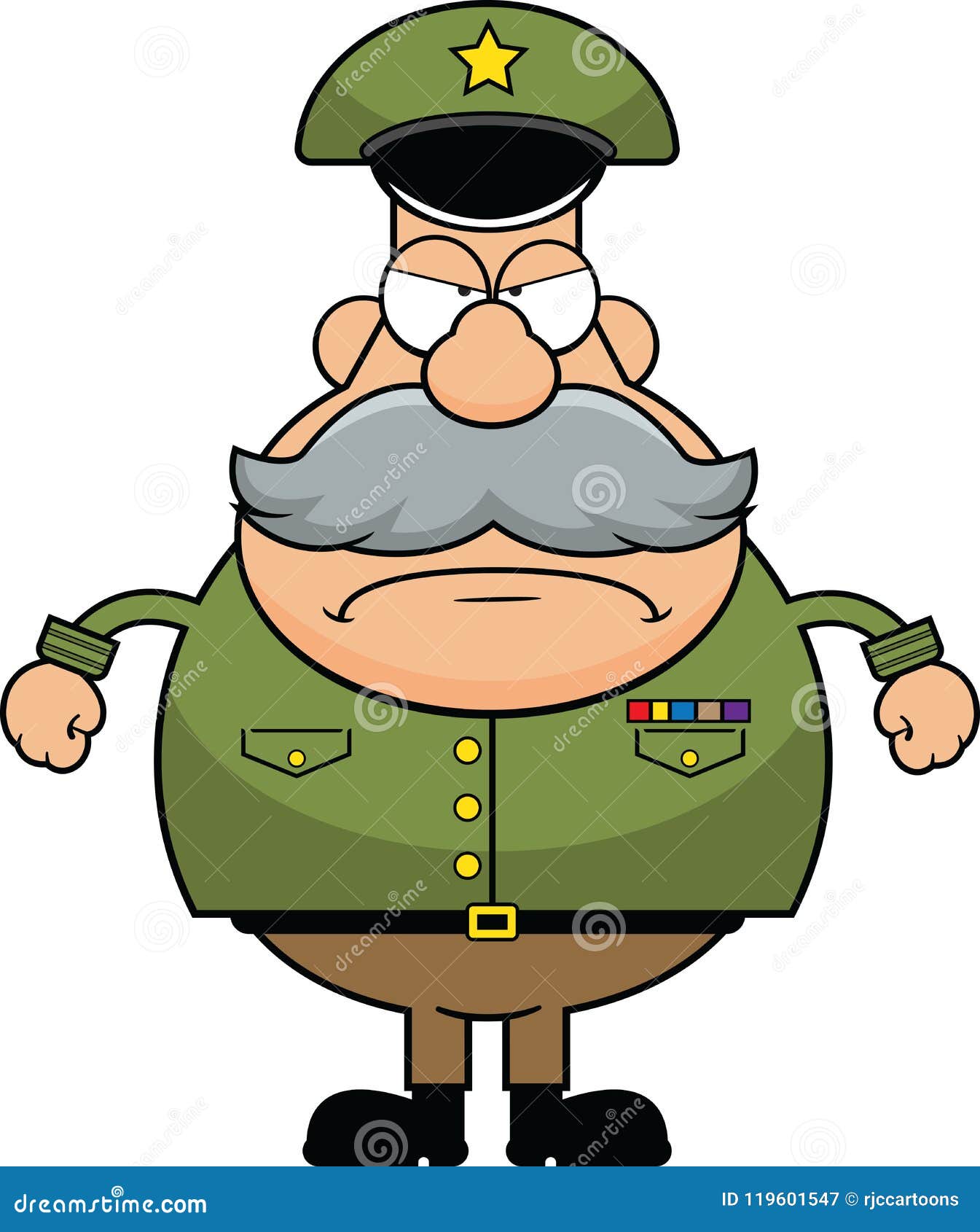 Army General With Ice Hockey Stick Sports Mascot Black And White ...