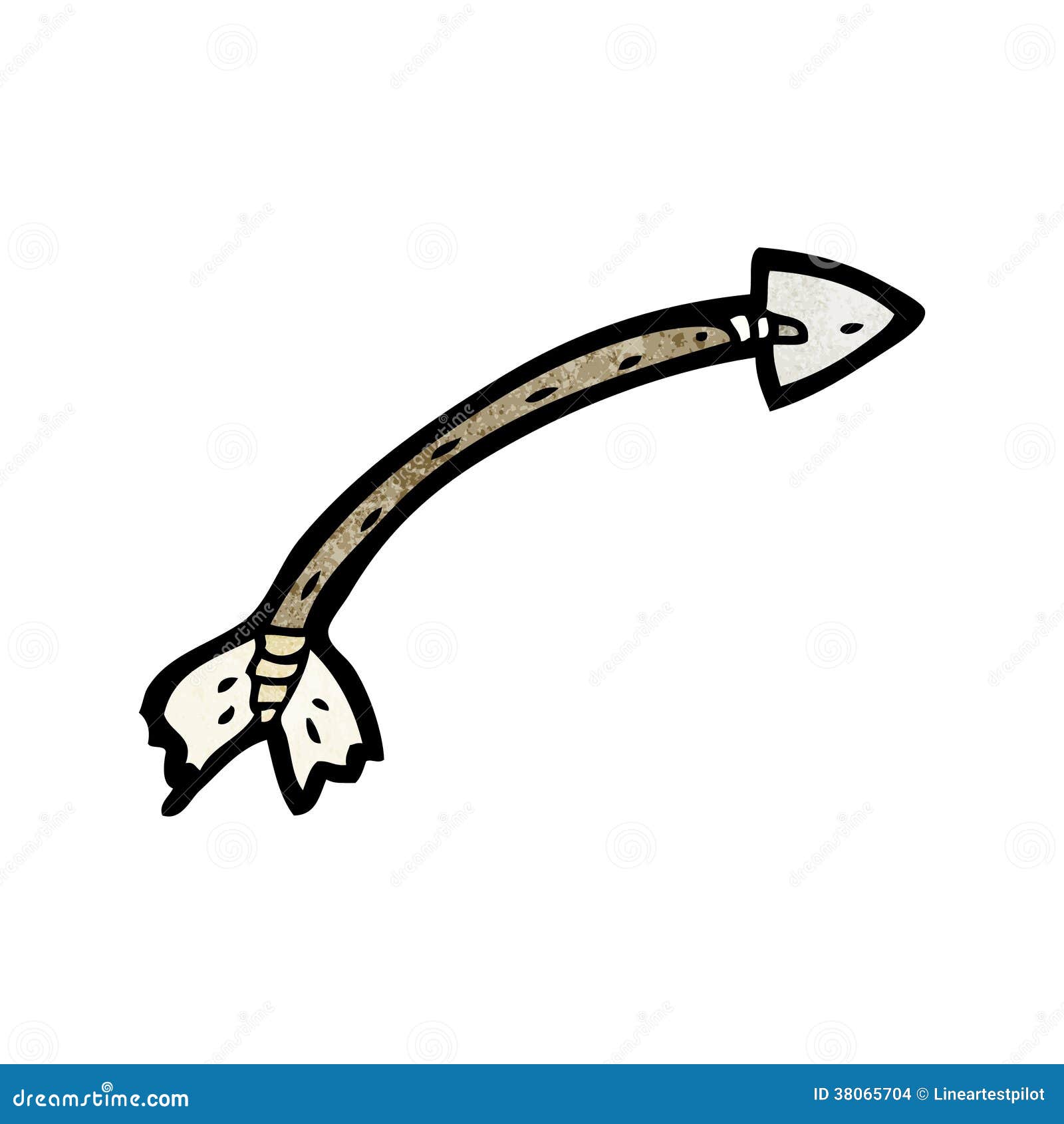 Cartoon arrow stock vector. Illustration of drawing, drawn - 38065704