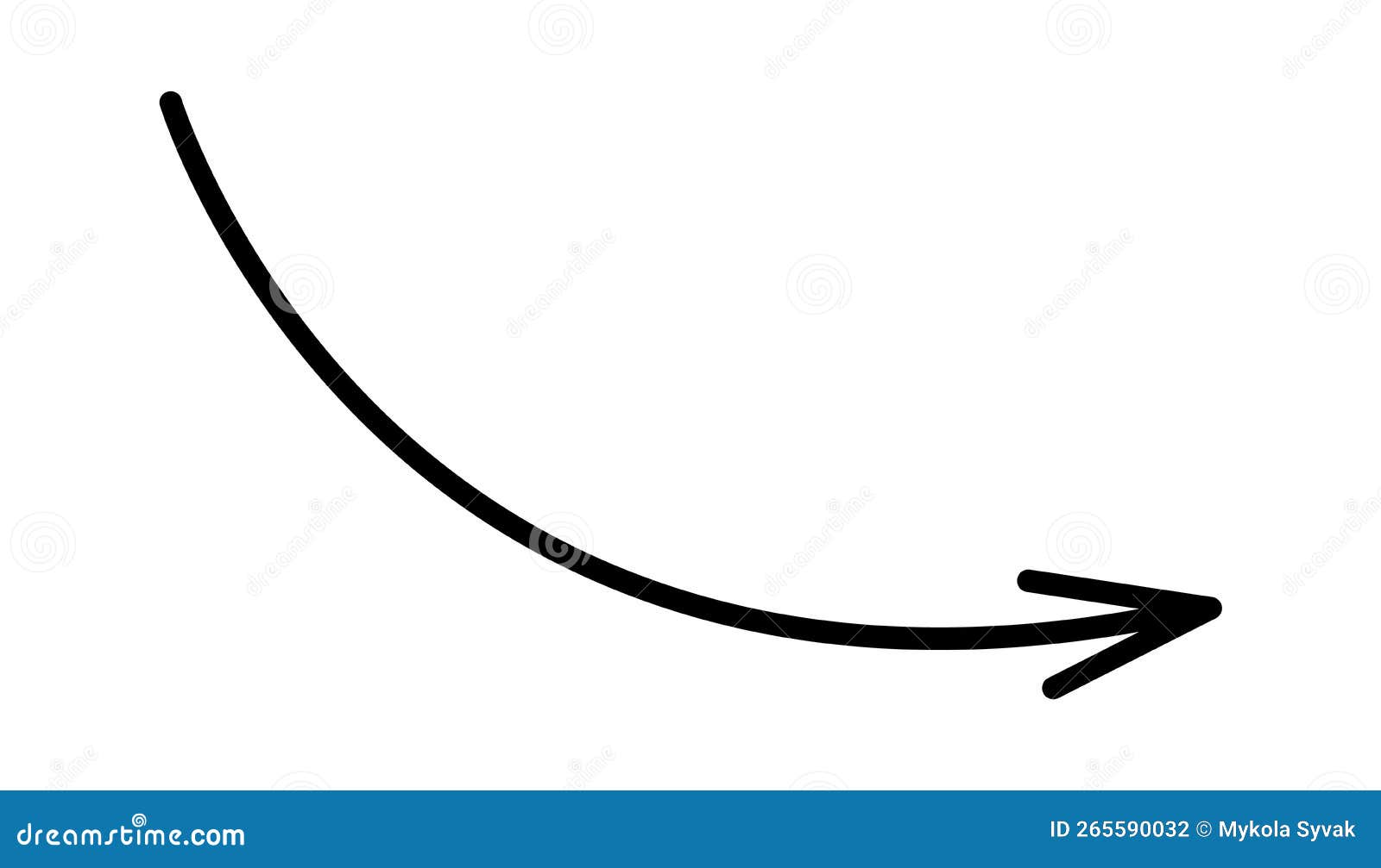 Cartoon Arrow Flat Icon Line Points in Particular Direction Stock ...