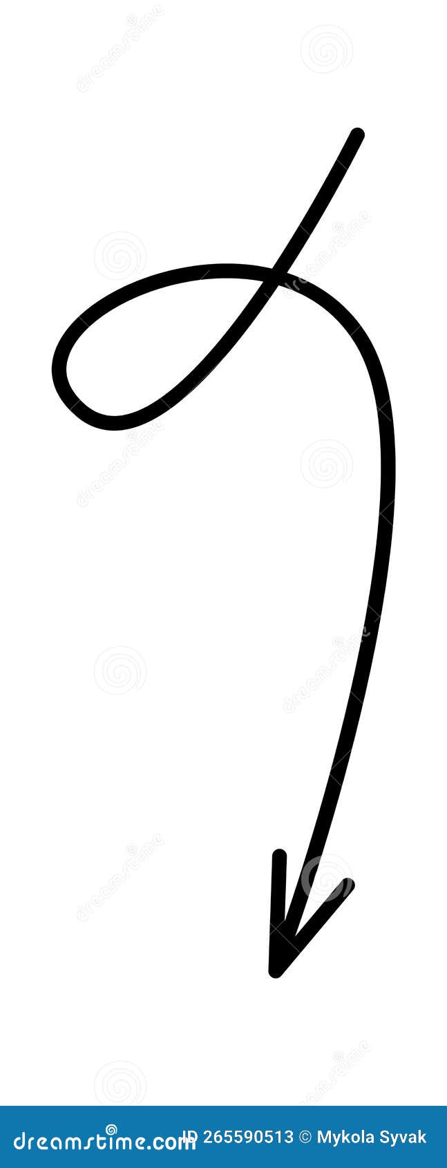 Cartoon Arrow Flat Icon Line Points in Particular Direction Stock ...