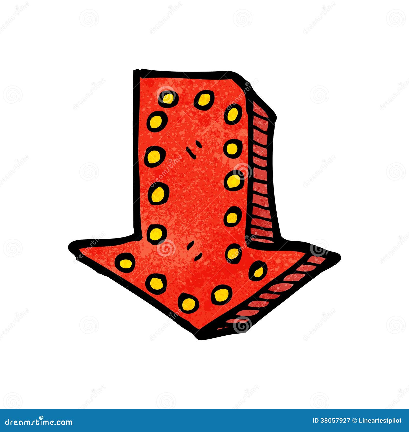 Cartoon arrow sign stock vector. Illustration of cartoon - 38057927