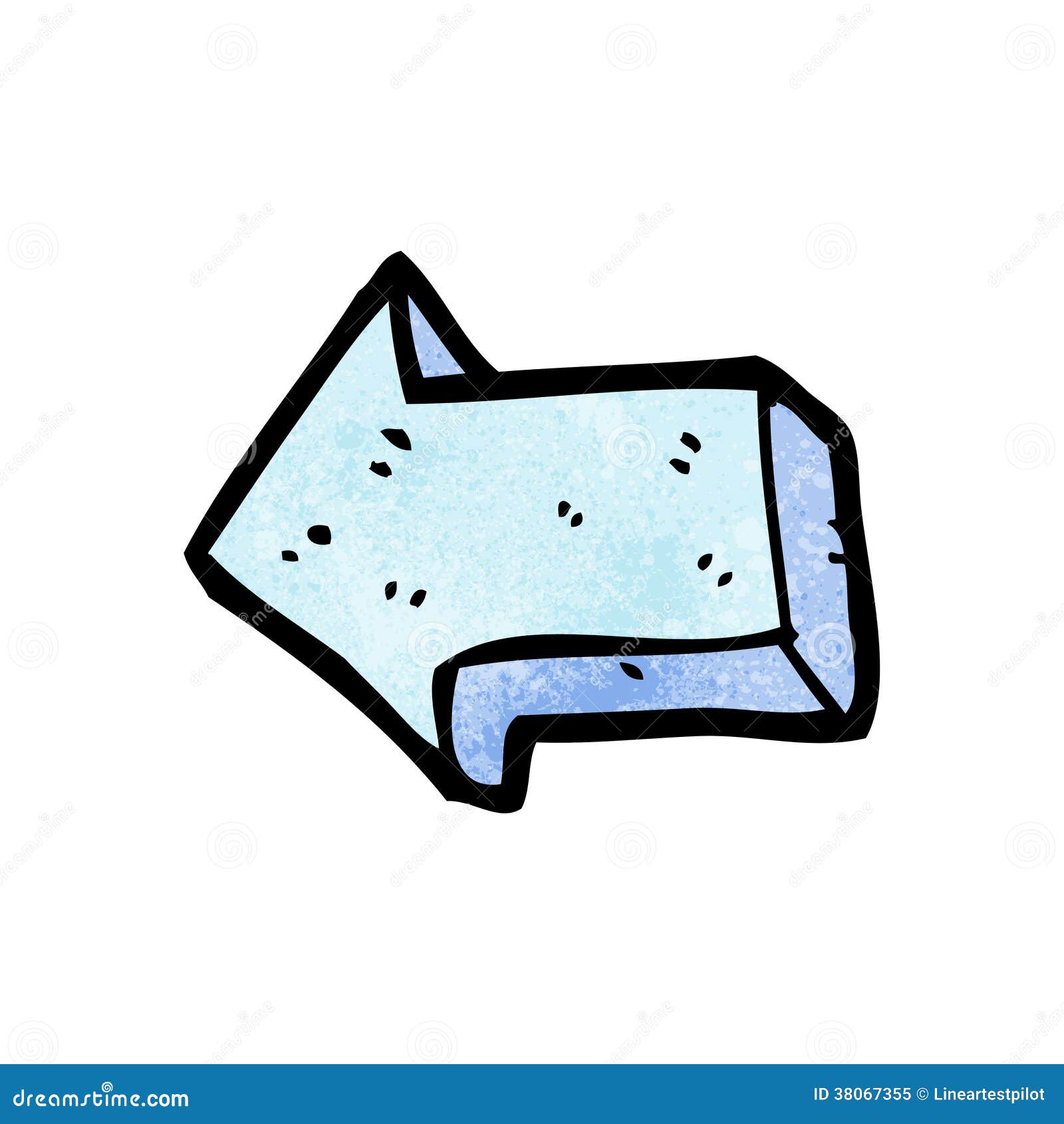 Cartoon arrow sign stock vector. Illustration of cute - 38067355