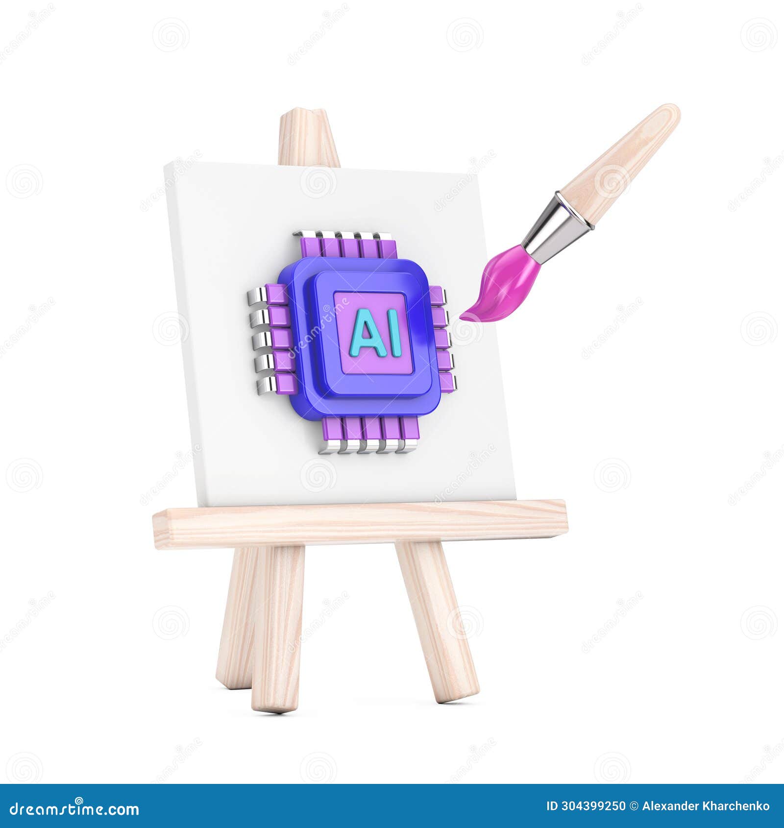 The Artist With Paintbrush Logos Stock Illustration | CartoonDealer.com ...