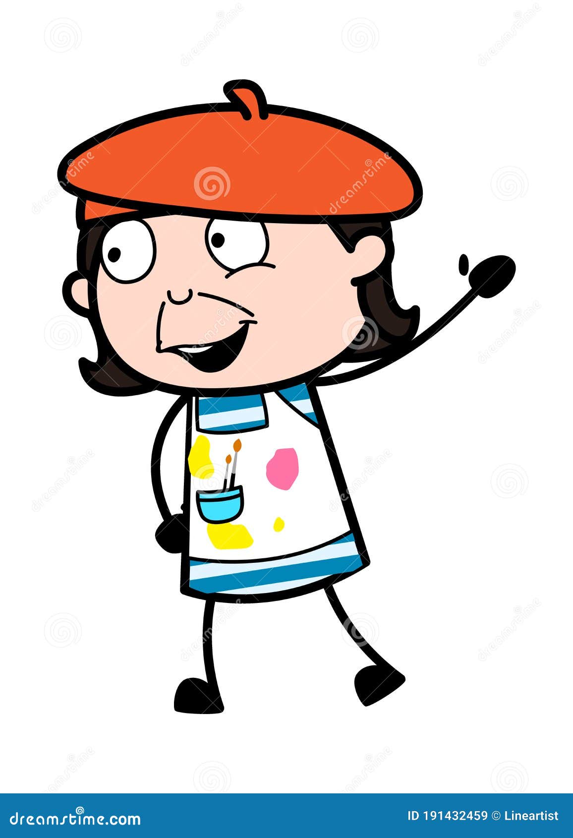 Frenchman Saying Ooh La La Illustration | CartoonDealer.com #84843523