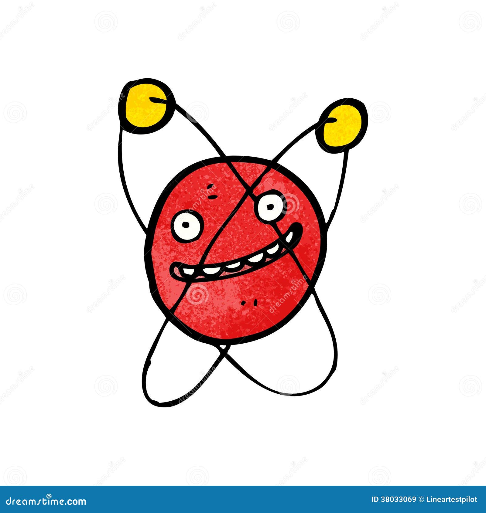 Cartoon Atom | CartoonDealer.com #38033069