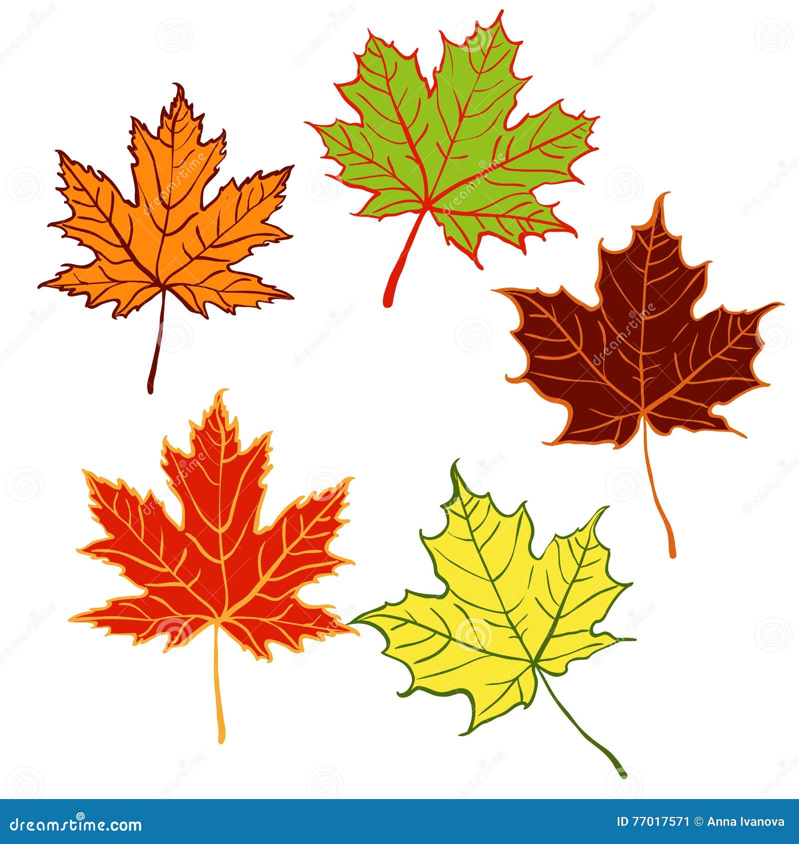 Falling Maple Leaves Animated