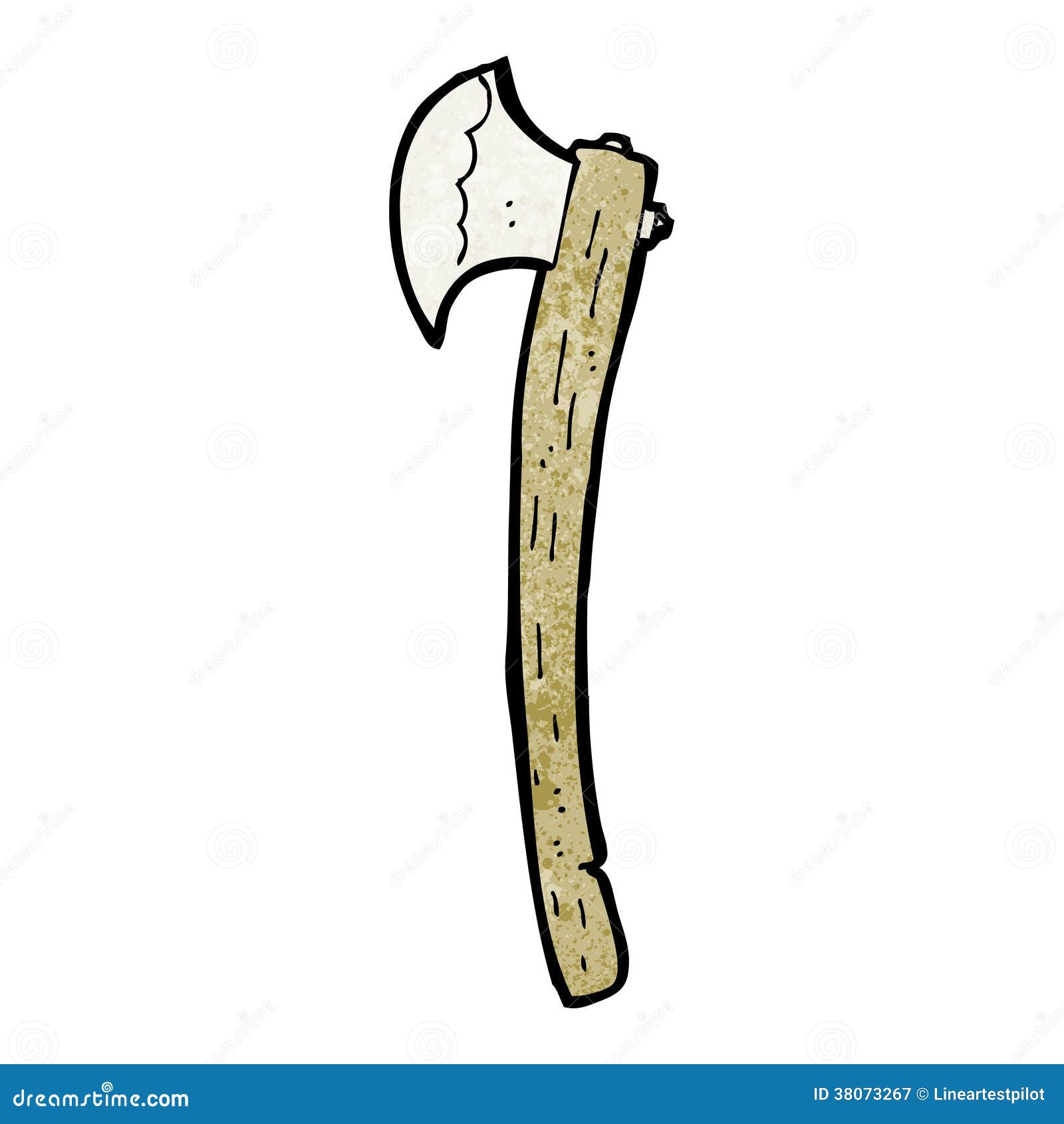 Cartoon axe stock illustration. Illustration of drawing - 38073267