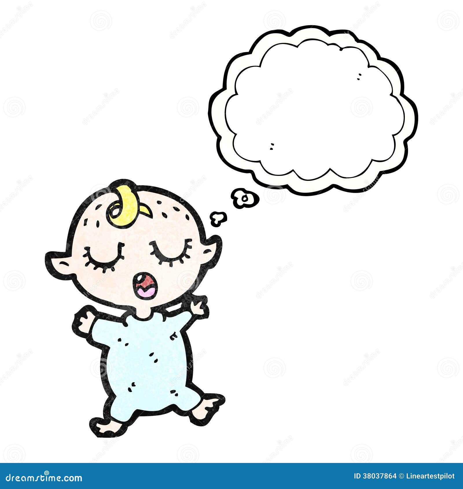 Cartoon baby stock vector. Illustration of happy, textured - 38037864
