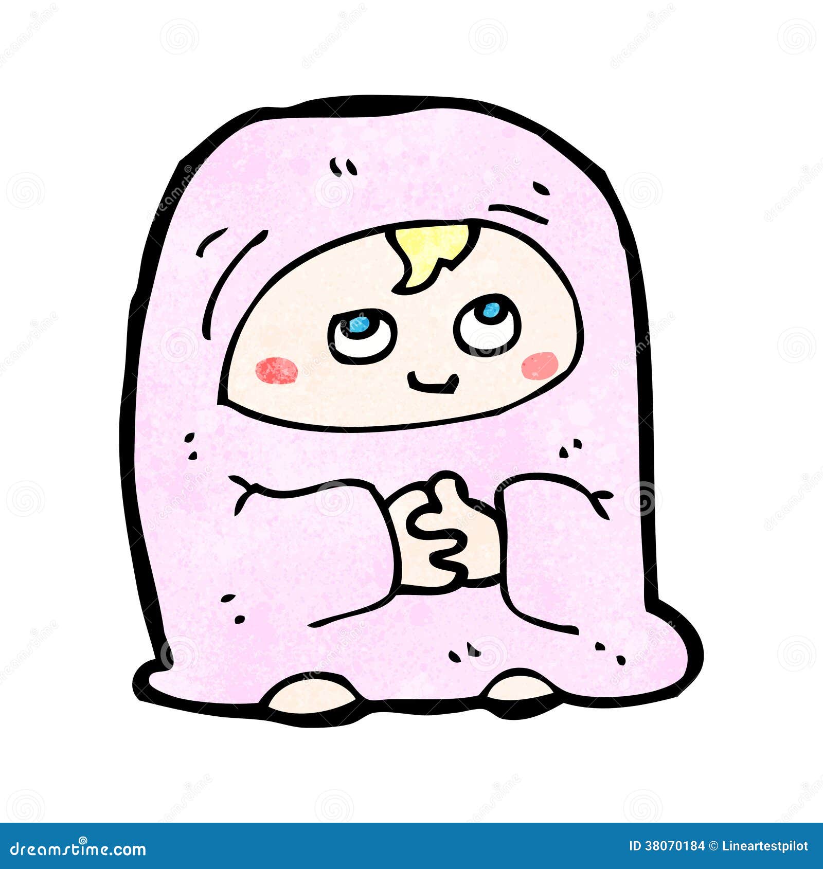 Cartoon baby stock illustration. Illustration of retro - 38070184