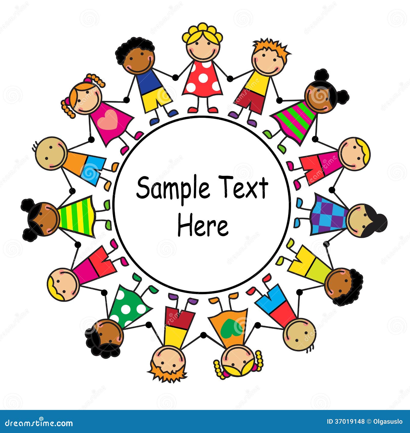 Cartoon Background With Children Stock Illustration - Illustration of ... Cartoon Background With Children Stock Illustration - Illustration of ...