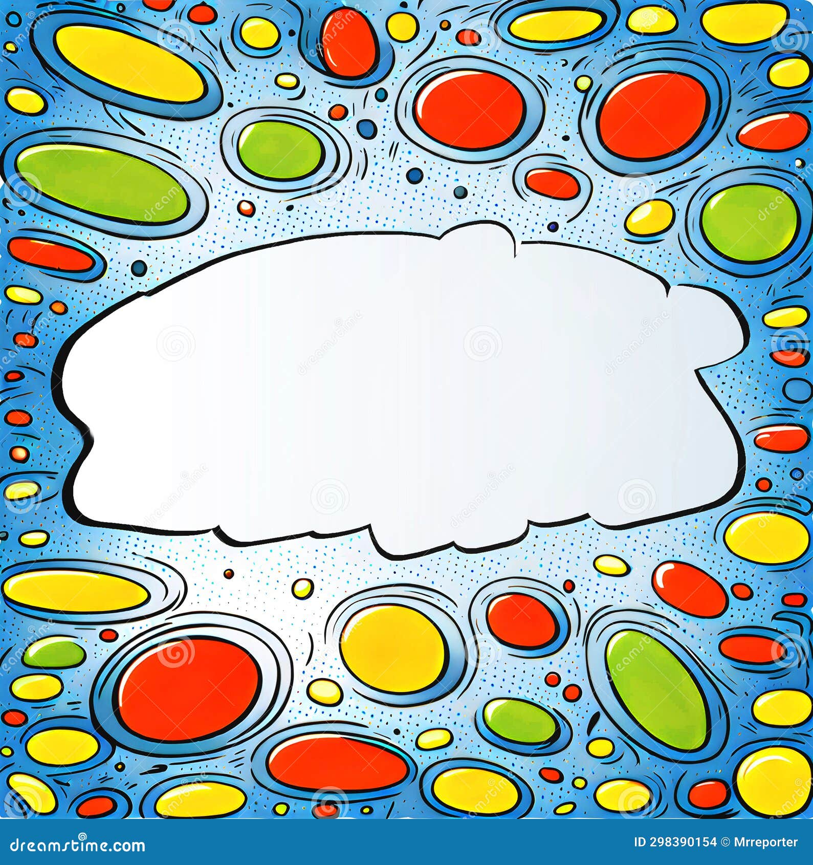 Cartoon Background with Highlight, Ai Stock Illustration - Illustration ...