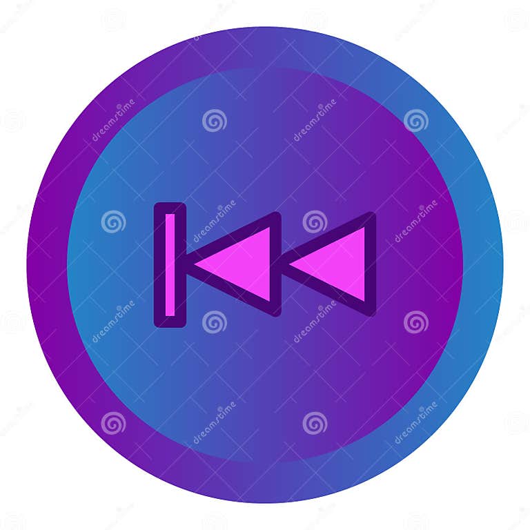 Cartoon backward button stock vector. Illustration of cartoon - 258035059