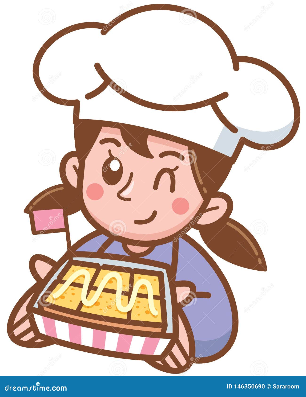 3D Cartoon Baker Character Royalty-Free Stock Photography ...