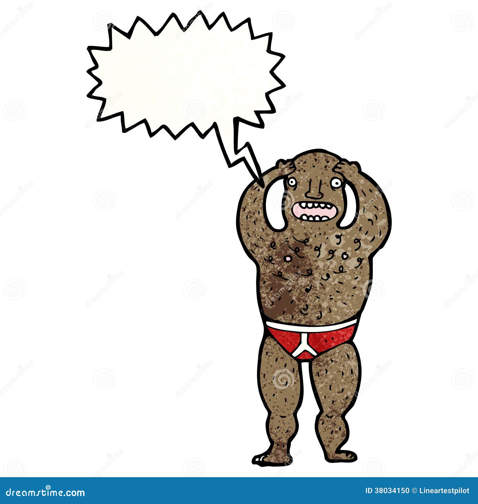 Cartoon Bald Man with No Clothes Stock Vector - Illustration of ...