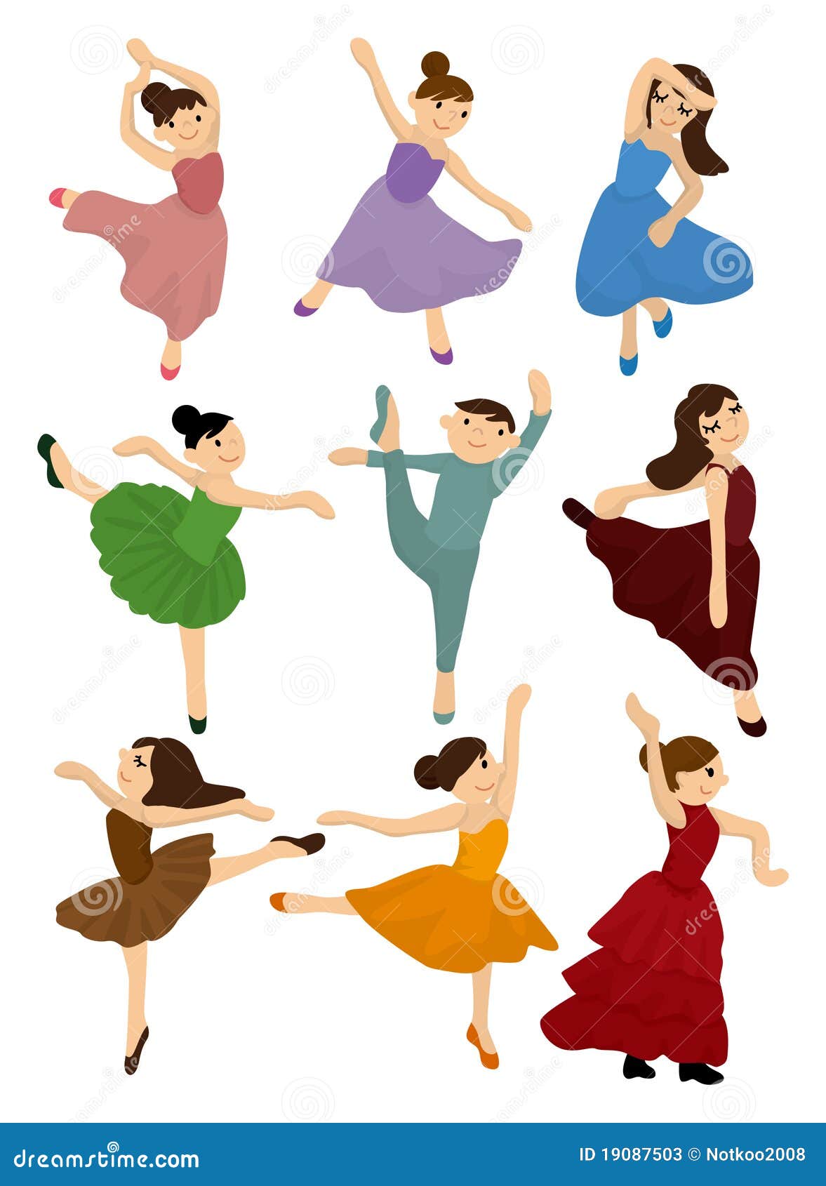 Ballet Dance Clipart Sketch Of Jumping Ballet DancerVector