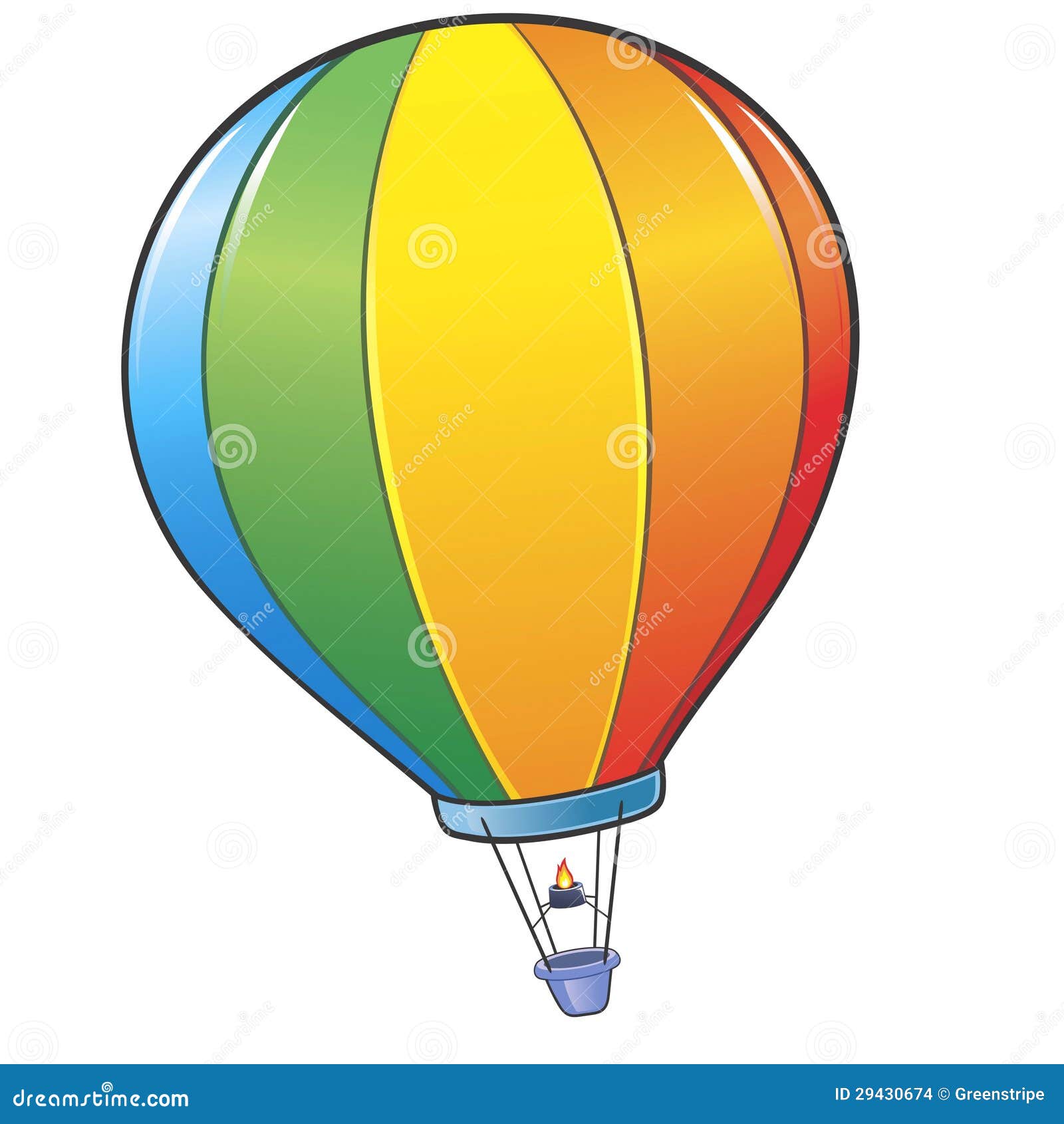 Cartoon Balloon stock vector. Illustration of travel - 29430674