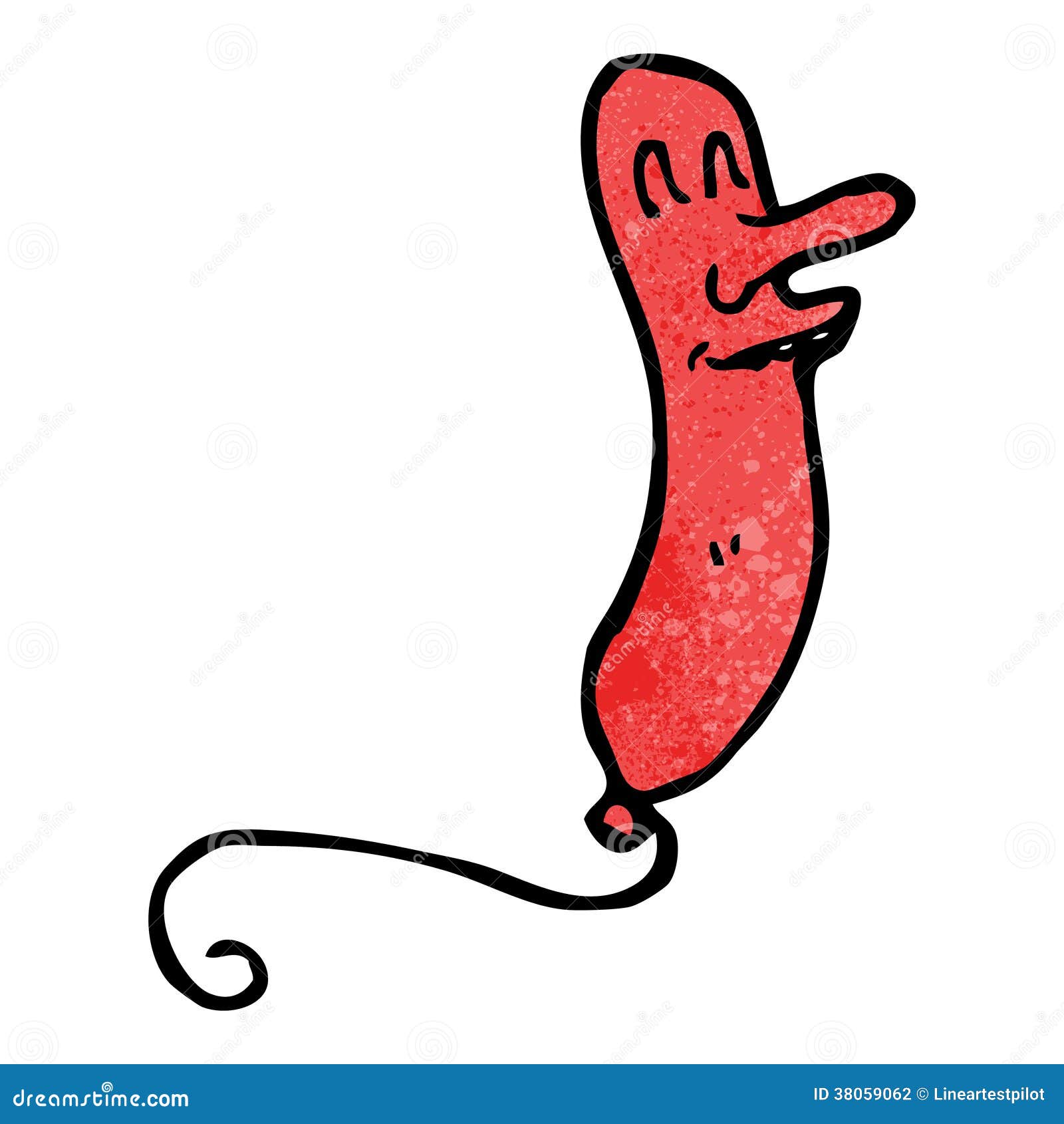 Cartoon balloon stock vector. Illustration of funny, doodle - 38059062