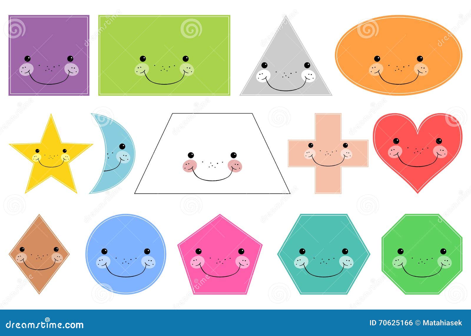 Cartoon Basic Geometric Shapes | CartoonDealer.com #44626639 Cartoon Basic Geometric Shapes | CartoonDealer.com #44626639