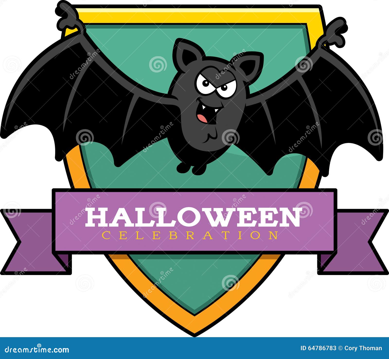 Cartoon Bat Halloween Graphic Stock Vector - Illustration of graphics ...