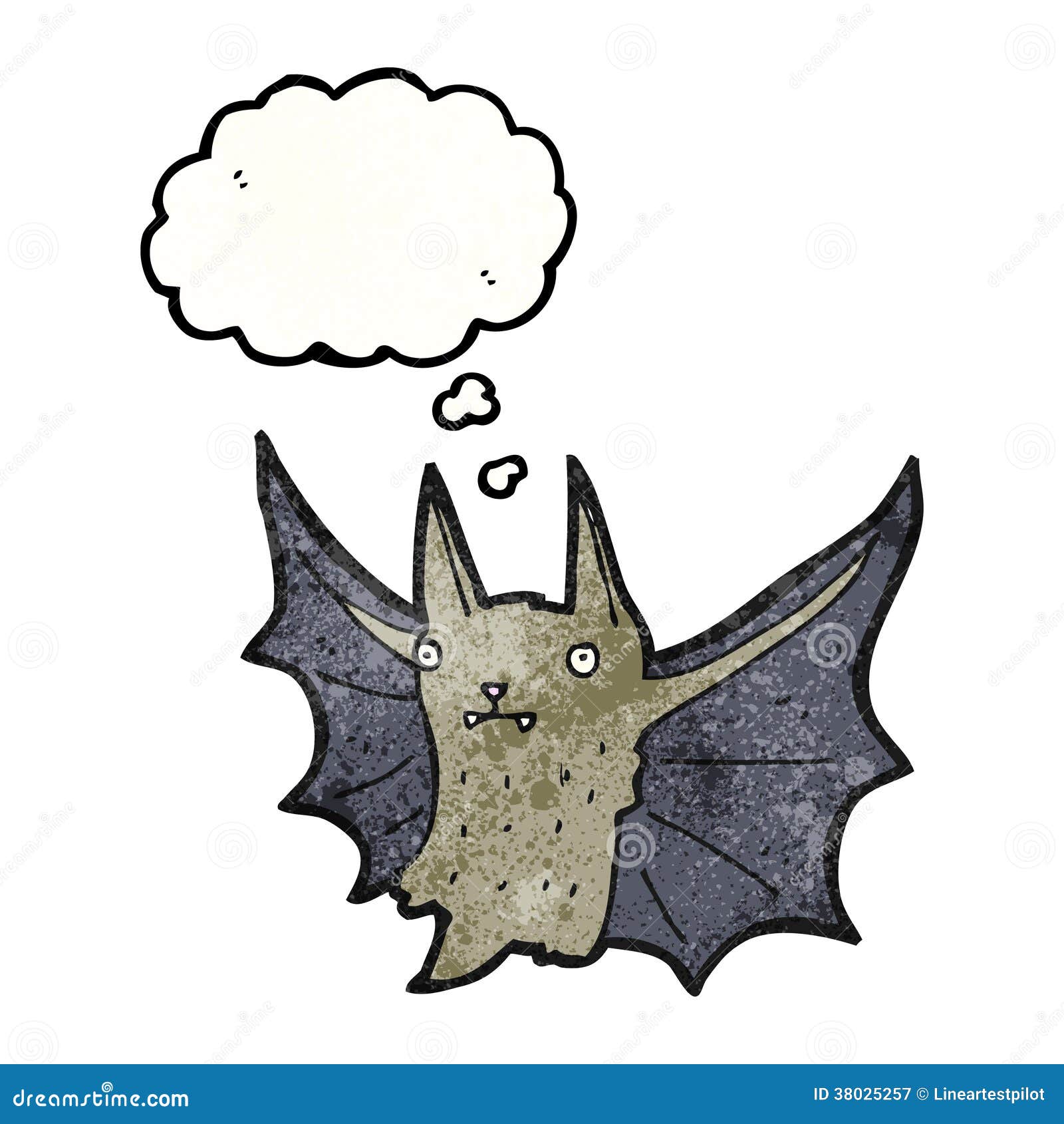 Cartoon bat stock vector. Illustration of clip, bubb - 38025257