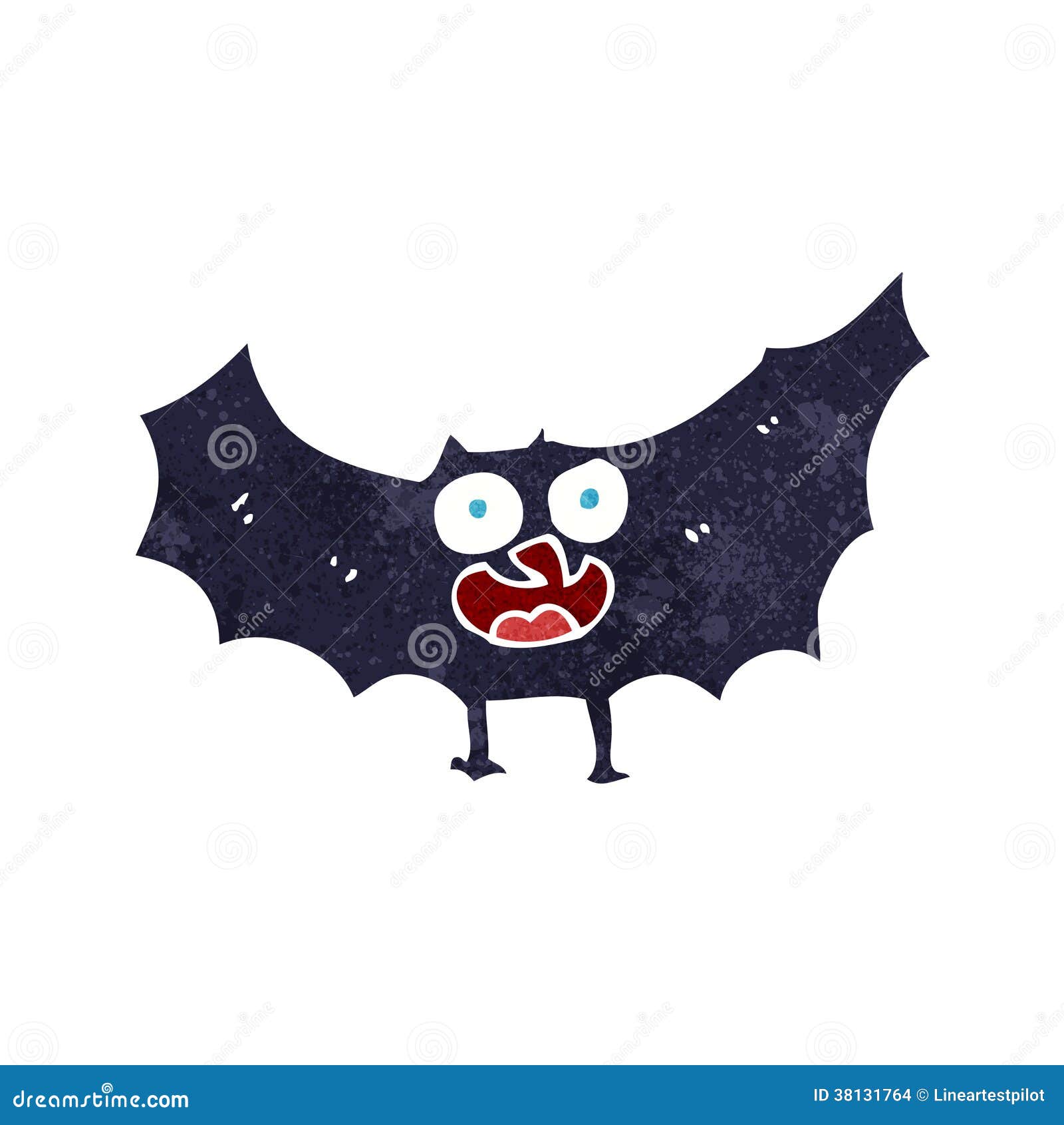 Cartoon bat stock illustration. Illustration of scary - 38131764