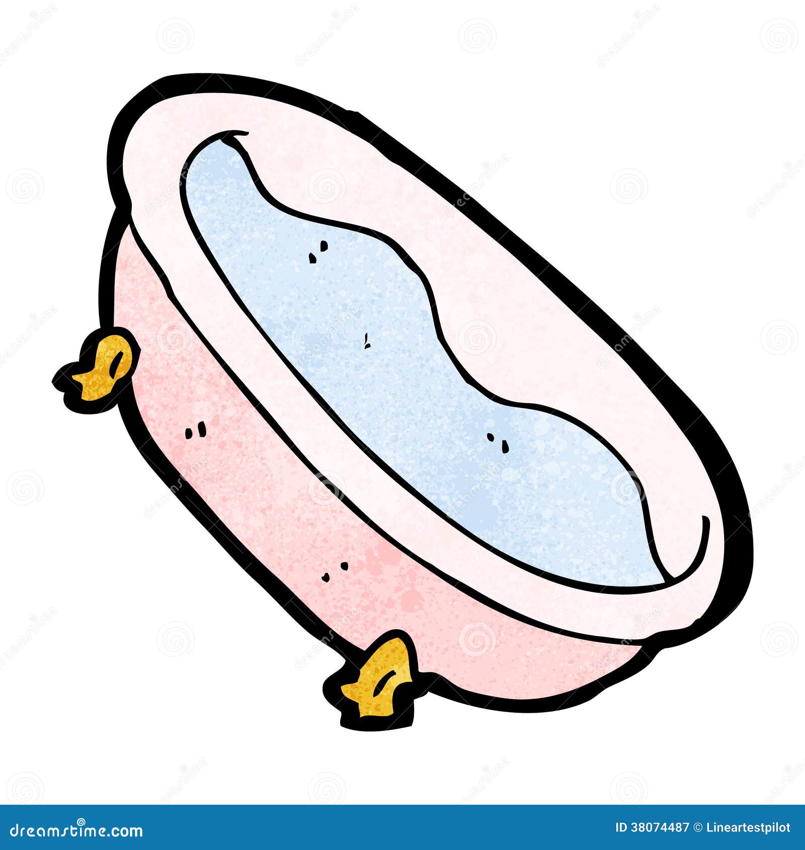 Cartoon bath stock illustration. Illustration of cute - 38074487