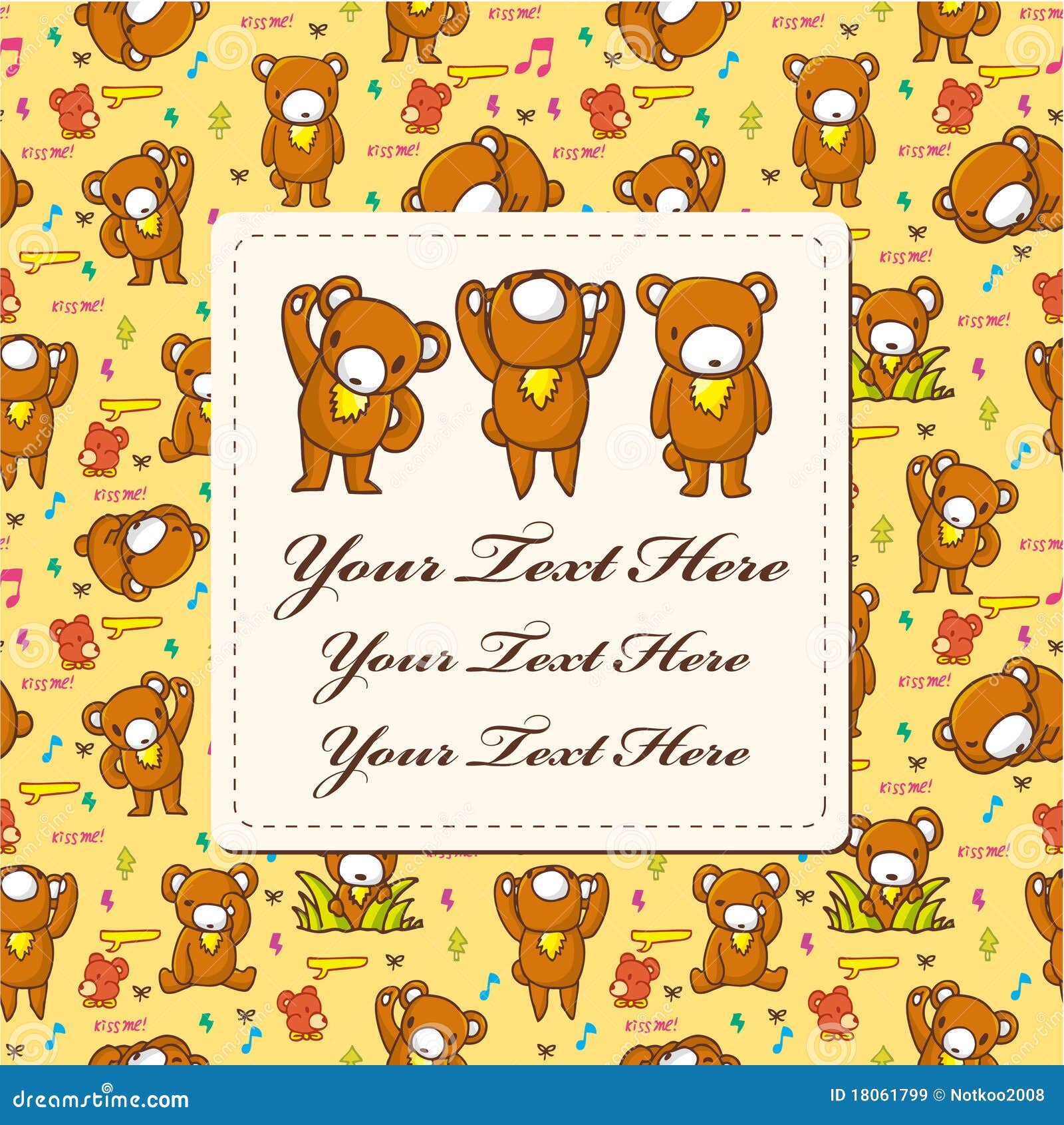 Bear. Card Of Lenormand Oracle Deck Gothic Mysteries Royalty-Free ...