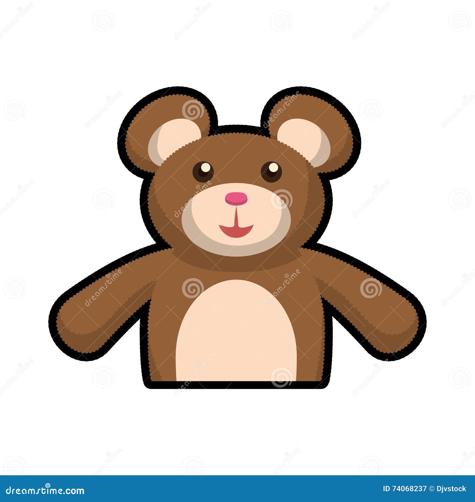Cartoon Bear Icon. Animal Concept. Vector Graphic Stock Illustration ...