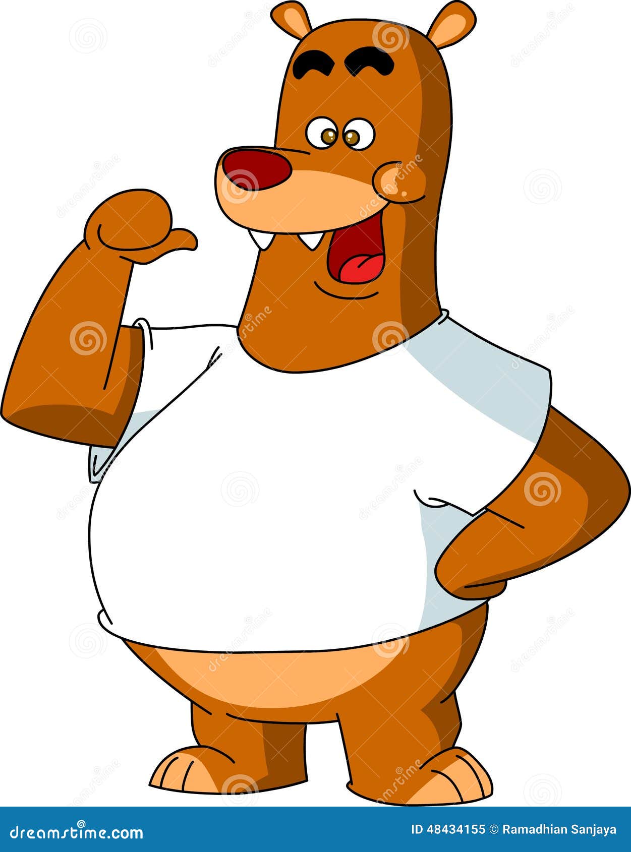 Cartoon Bear Stock Vector - Image: 48434155