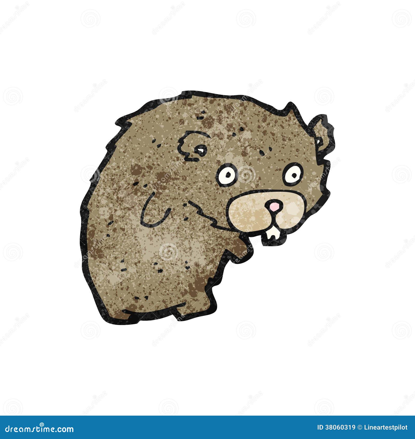 Cartoon beaver stock vector. Illustration of character - 38060319
