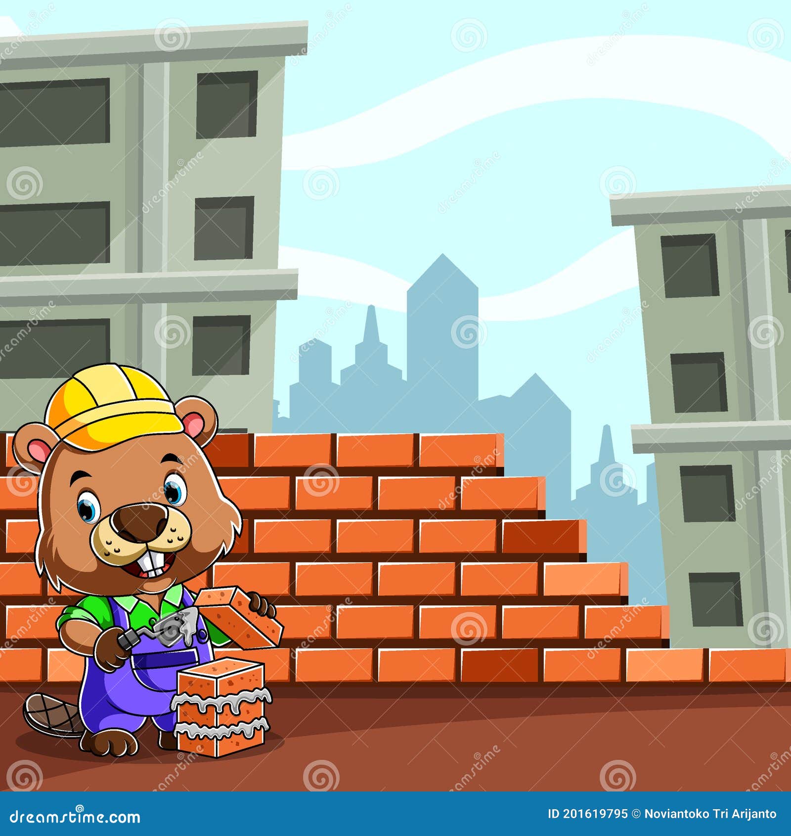 Making Toy Bricks Pyramid. Play Matching Pieces. Vector Simple ...