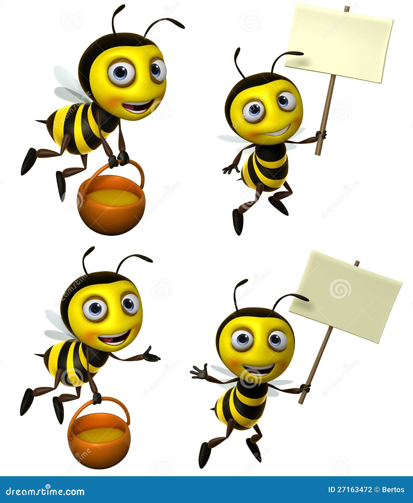 Cartoon Bee Stock Photography - Image: 27163472