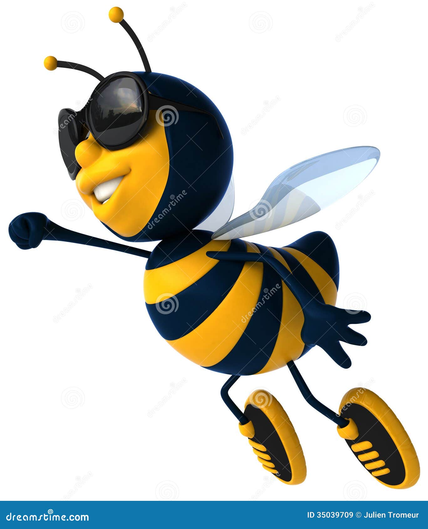 Cartoon Bee Royalty Free Stock Images - Image: 35039709