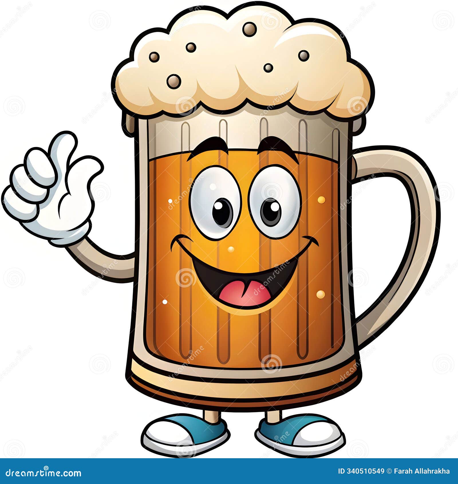 Cartoon beer mug stock illustration. Illustration of festival - 340510549