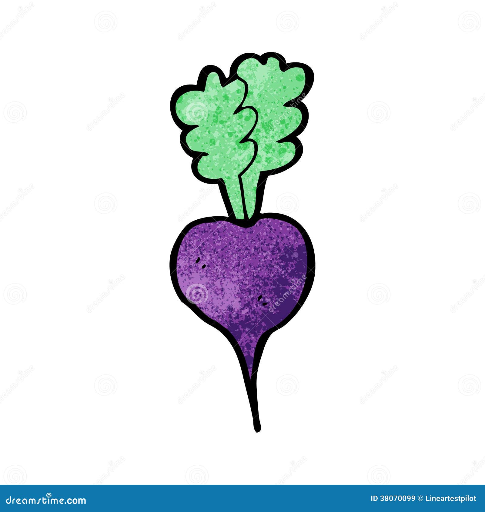 Cartoon beet stock vector. Illustration of grunge, drawn - 38070099