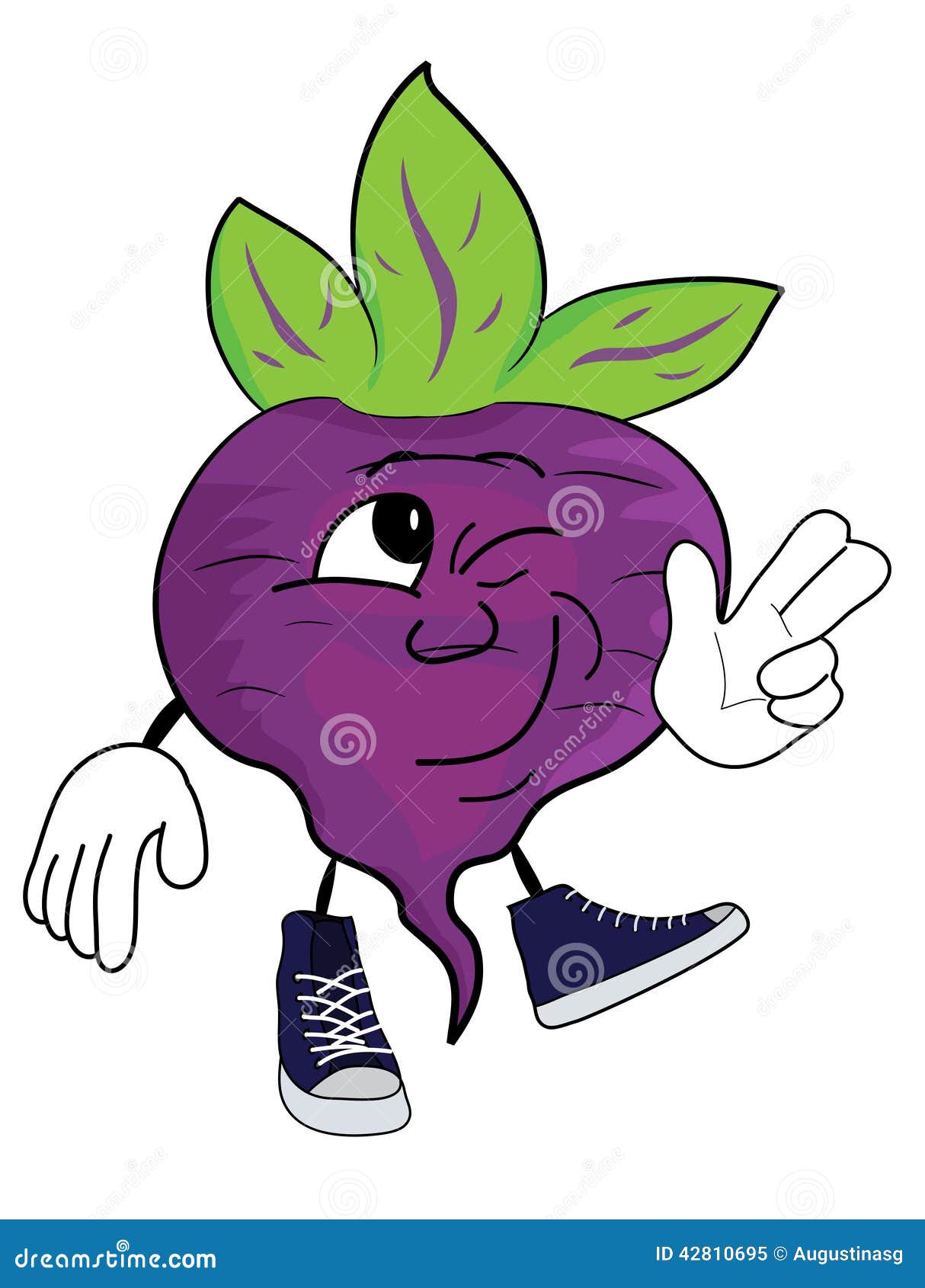 Cartoon Beet Character | CartoonDealer.com #114661995