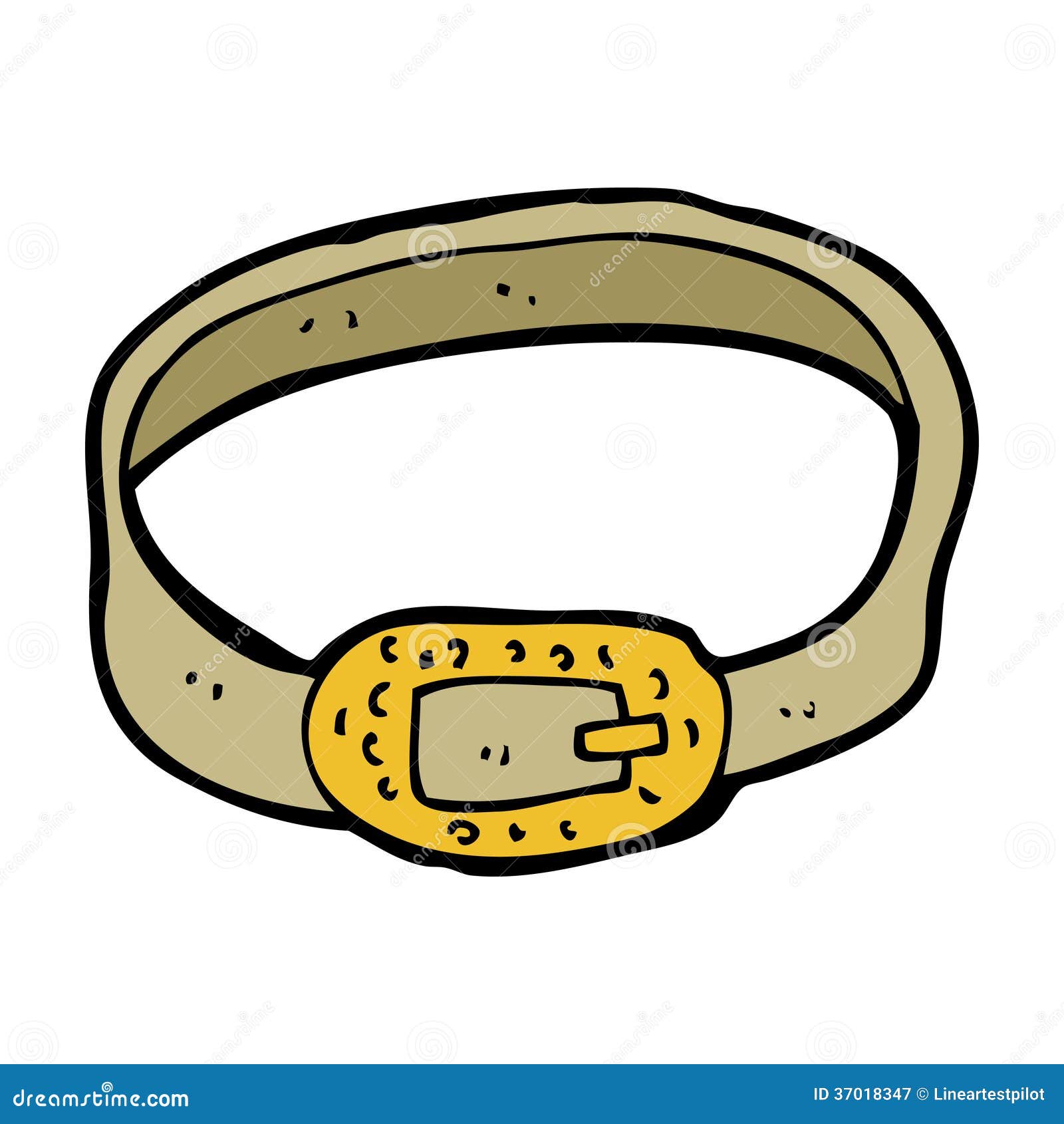 Cartoon belt stock vector. Illustration of clip, clothes - 37018347