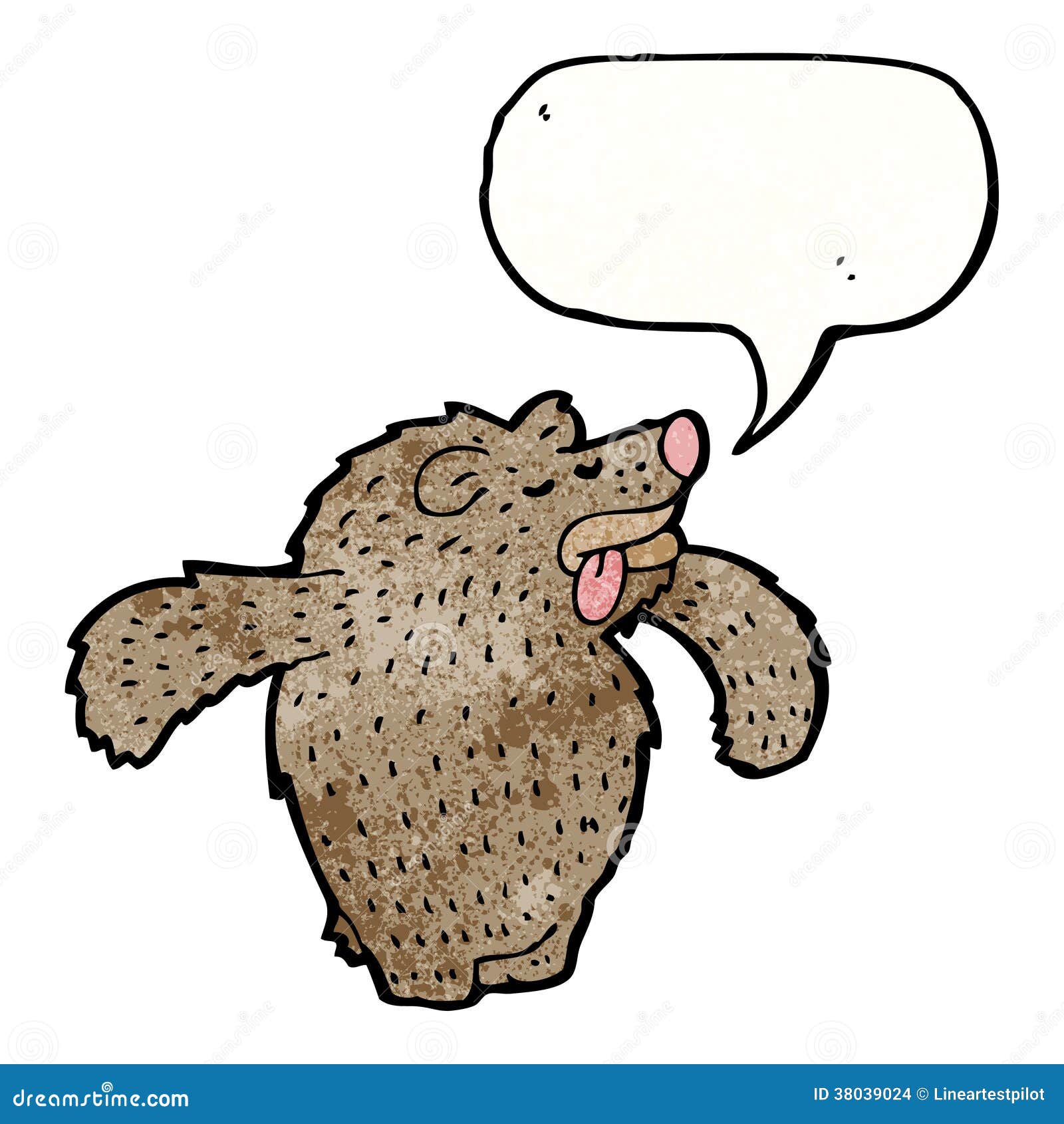 Cartoon big bear stock vector. Illustration of cloud - 38039024