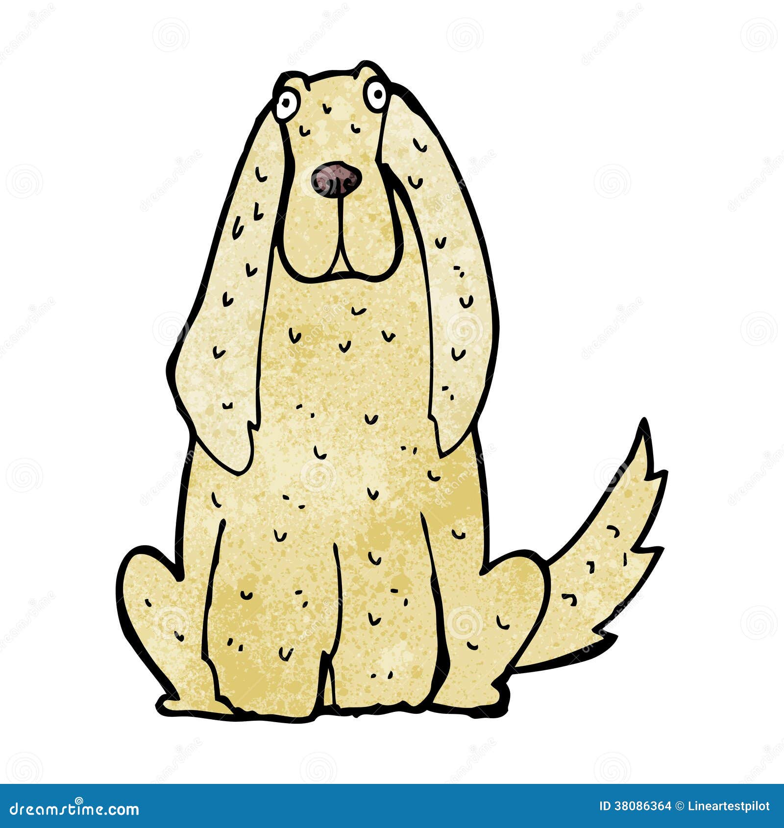 Cartoon big dog stock vector. Illustration of cartoon - 38086364