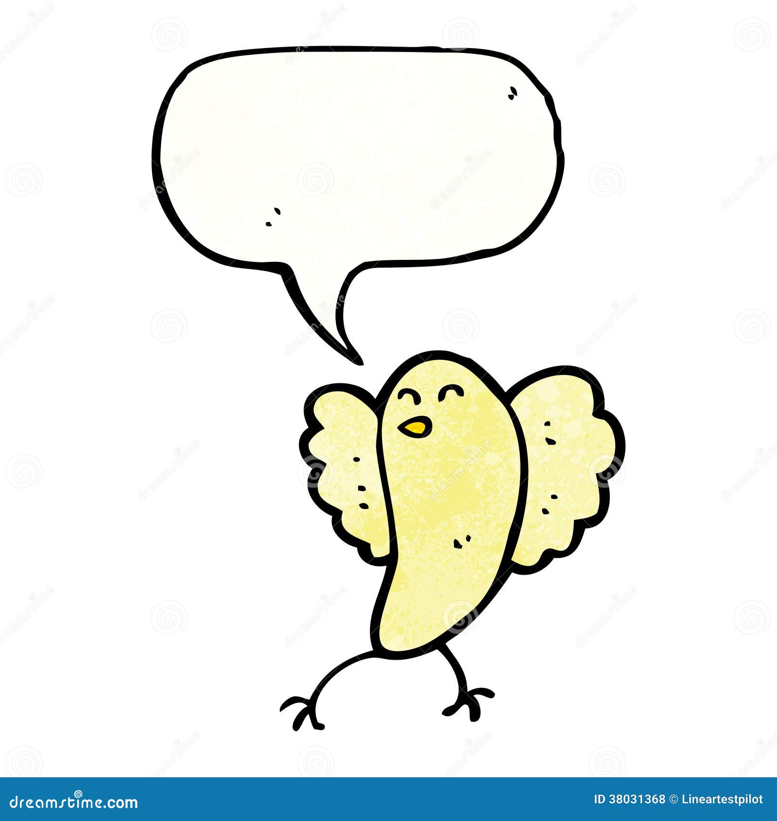 Cartoon Bird Flapping Wings Stock Vector - Illustration of character ...