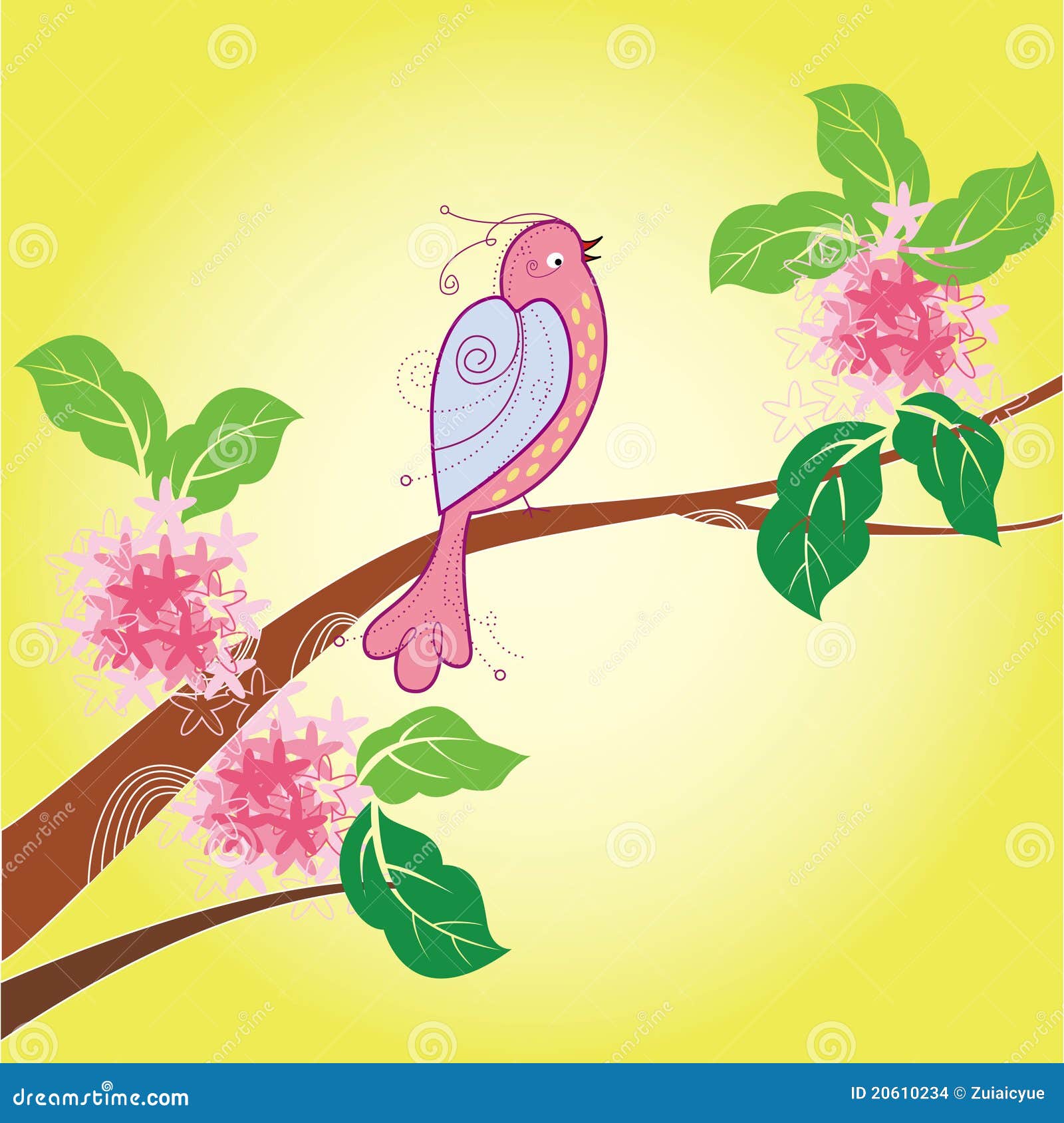 Animated Flowers And Birds