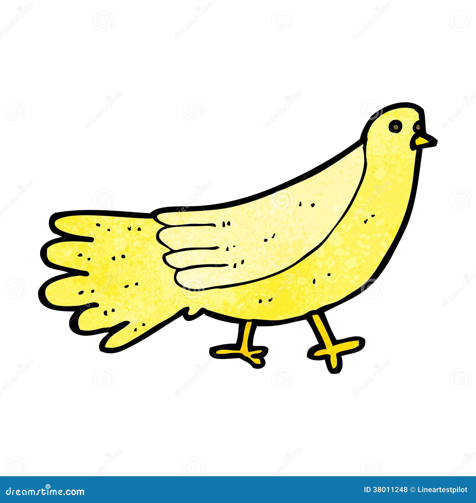 Cartoon bird stock vector. Illustration of hand, quirky - 38011248