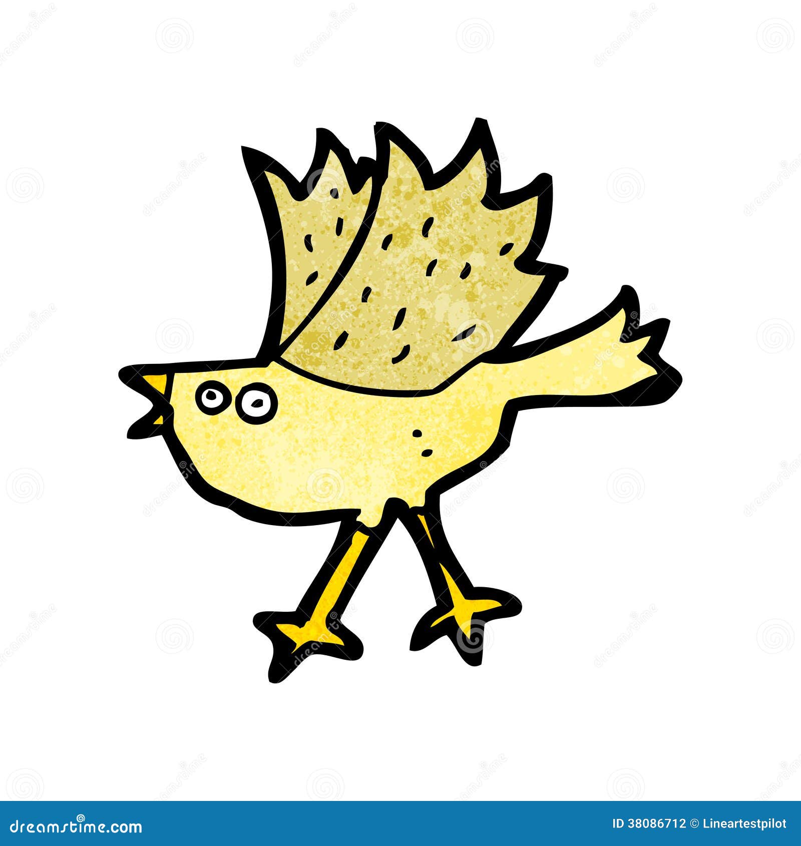 Cartoon bird stock vector. Illustration of texture, character - 38086712