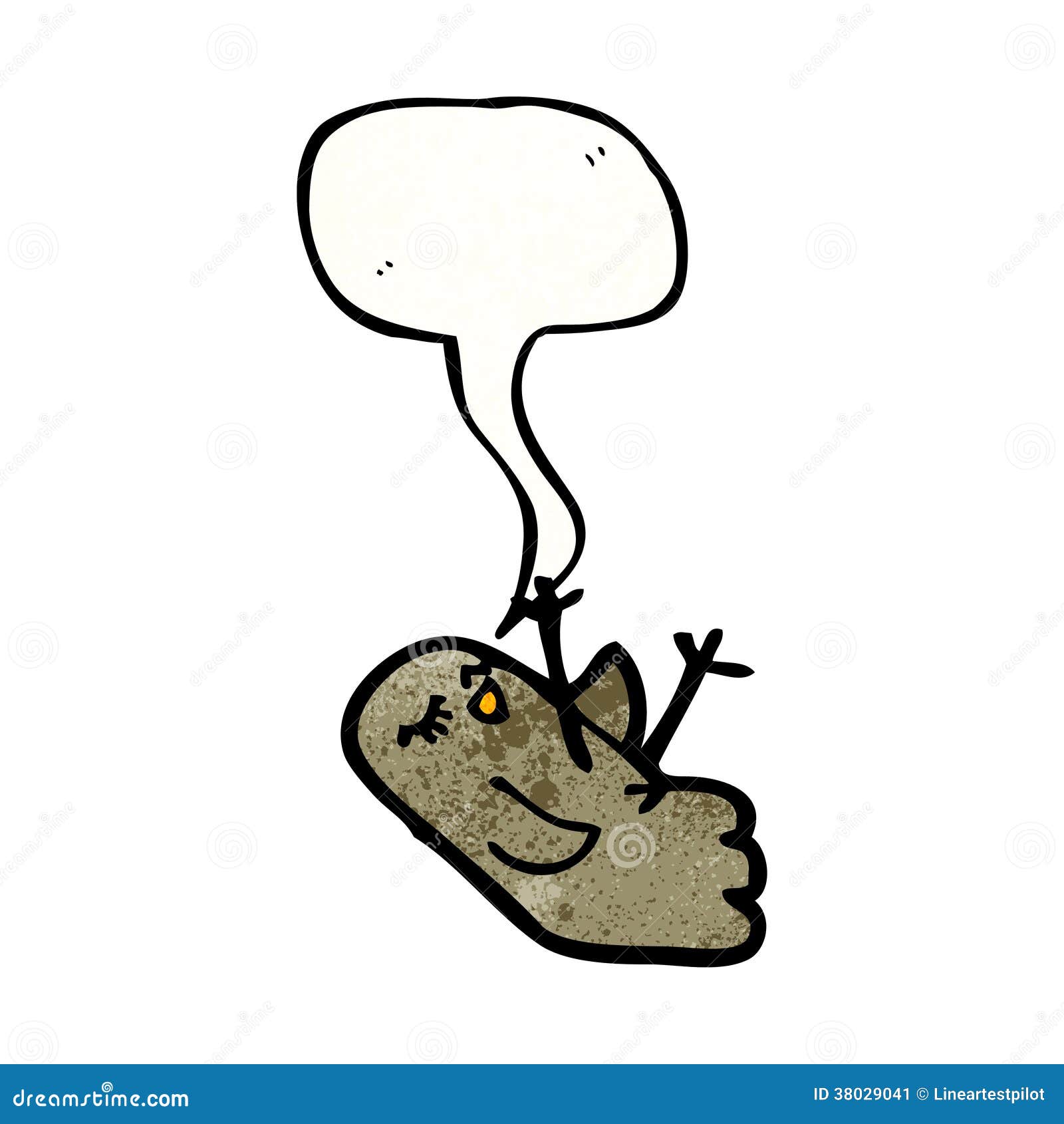 Cartoon Bird with Speech Bubble Stock Vector - Illustration of silly ...