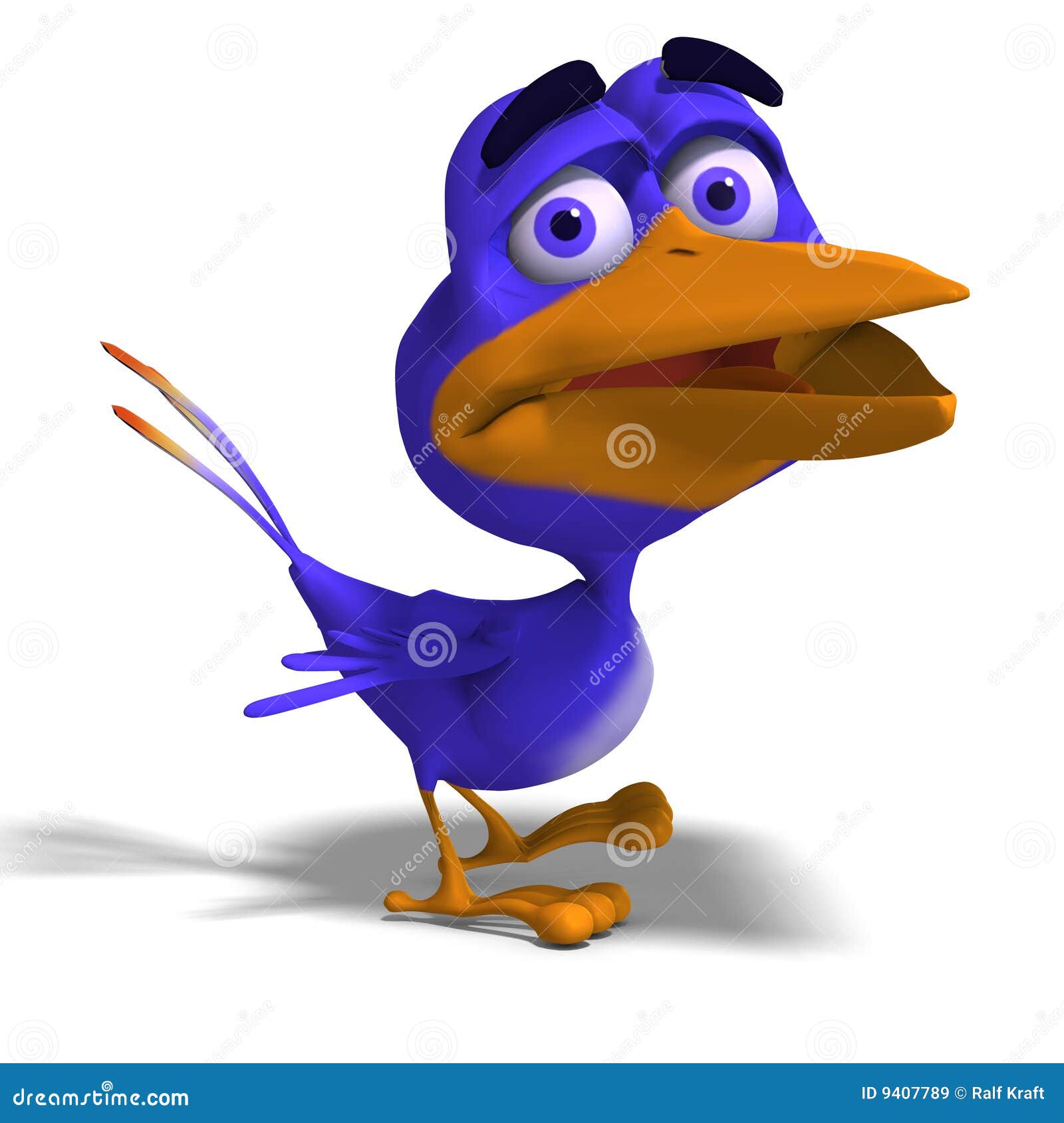 Cartoon Bird Twitter stock illustration. Illustration of bill - 9407789