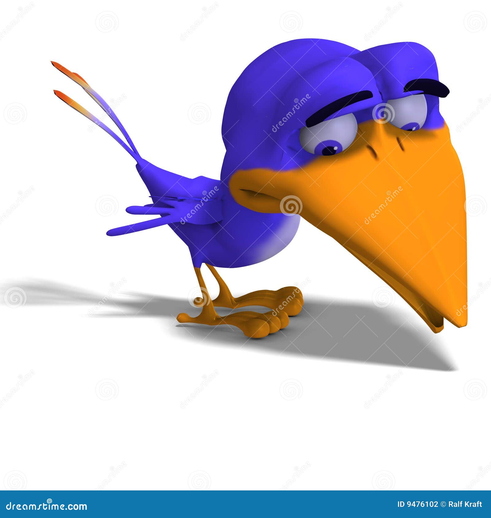 Cartoon Bird Twitter stock illustration. Illustration of bill - 9476102